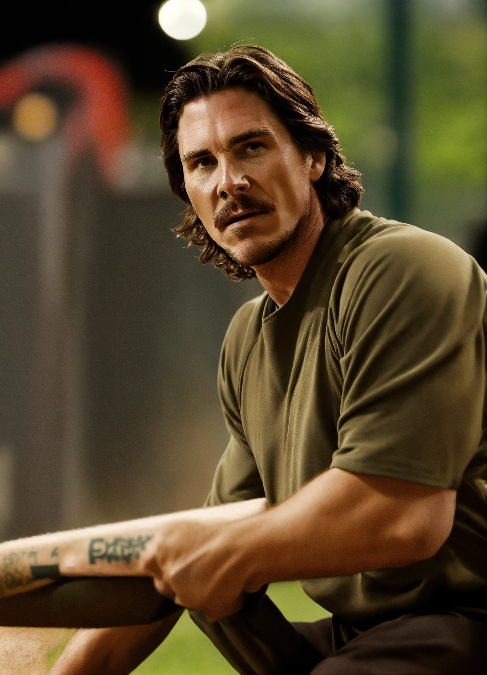 Lexica - Christian bale watches a bat