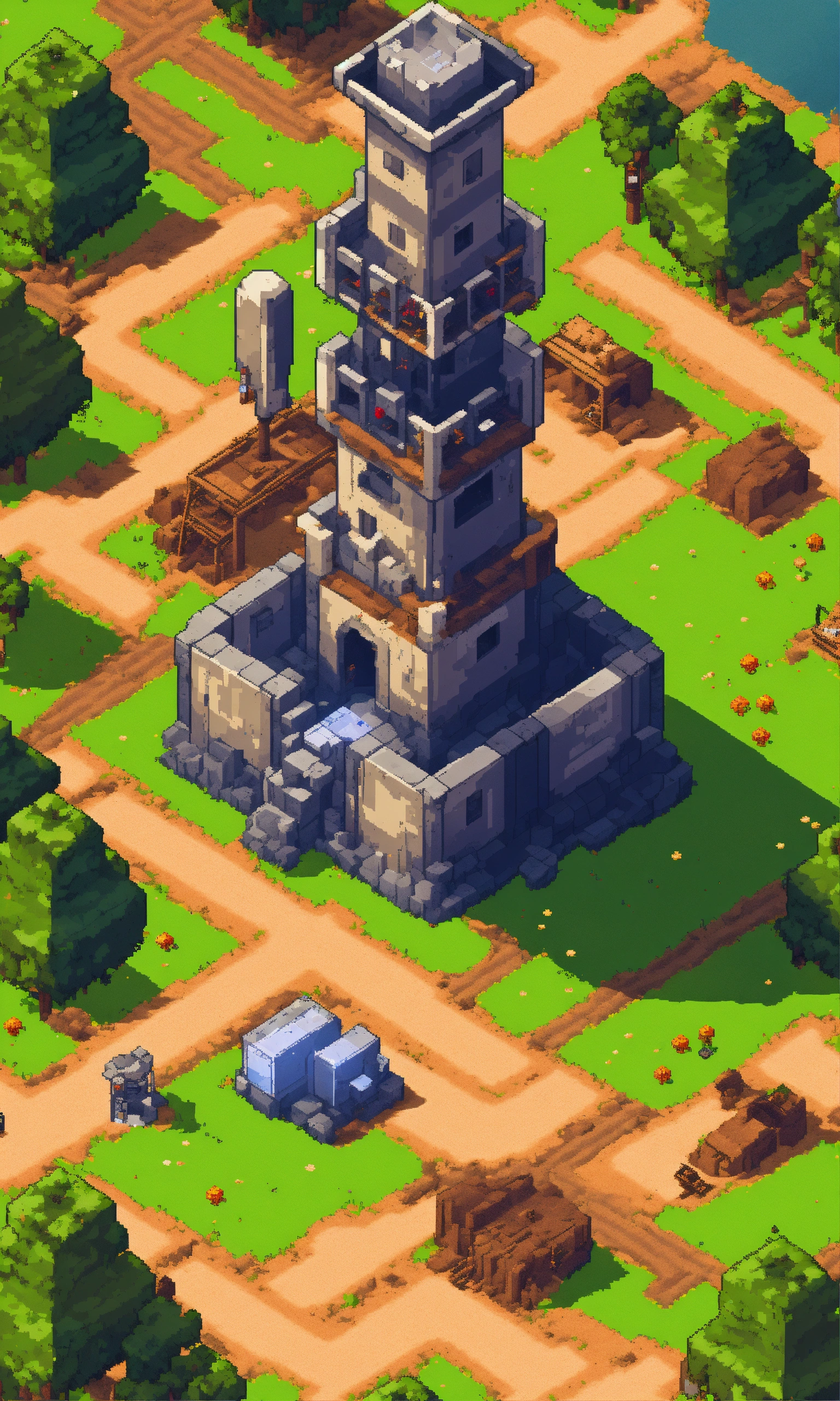 Lexica - Top down tower defense mobile game extremely simplistic pixel ...