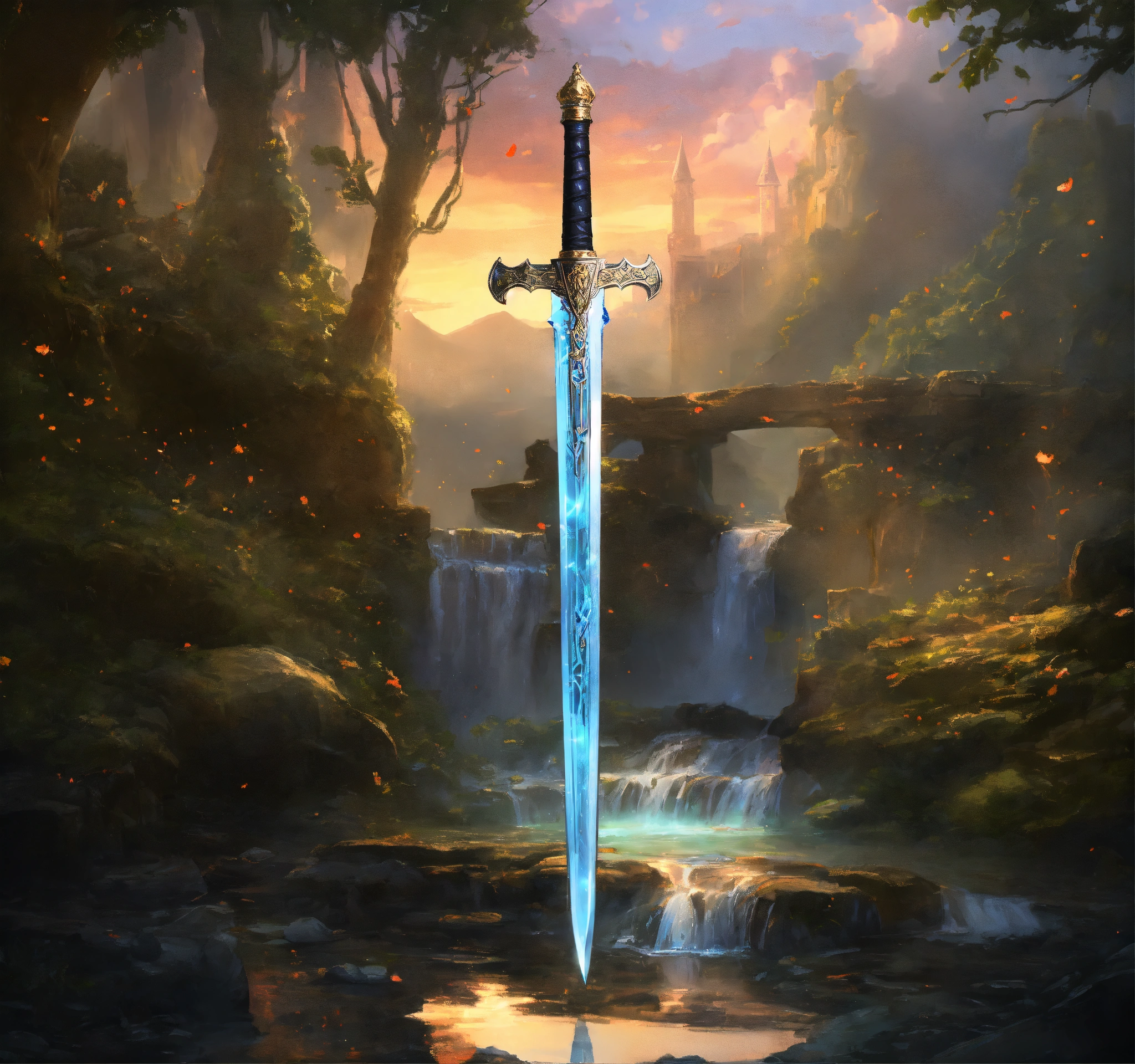 Lexica - A magic sword with a glass blade