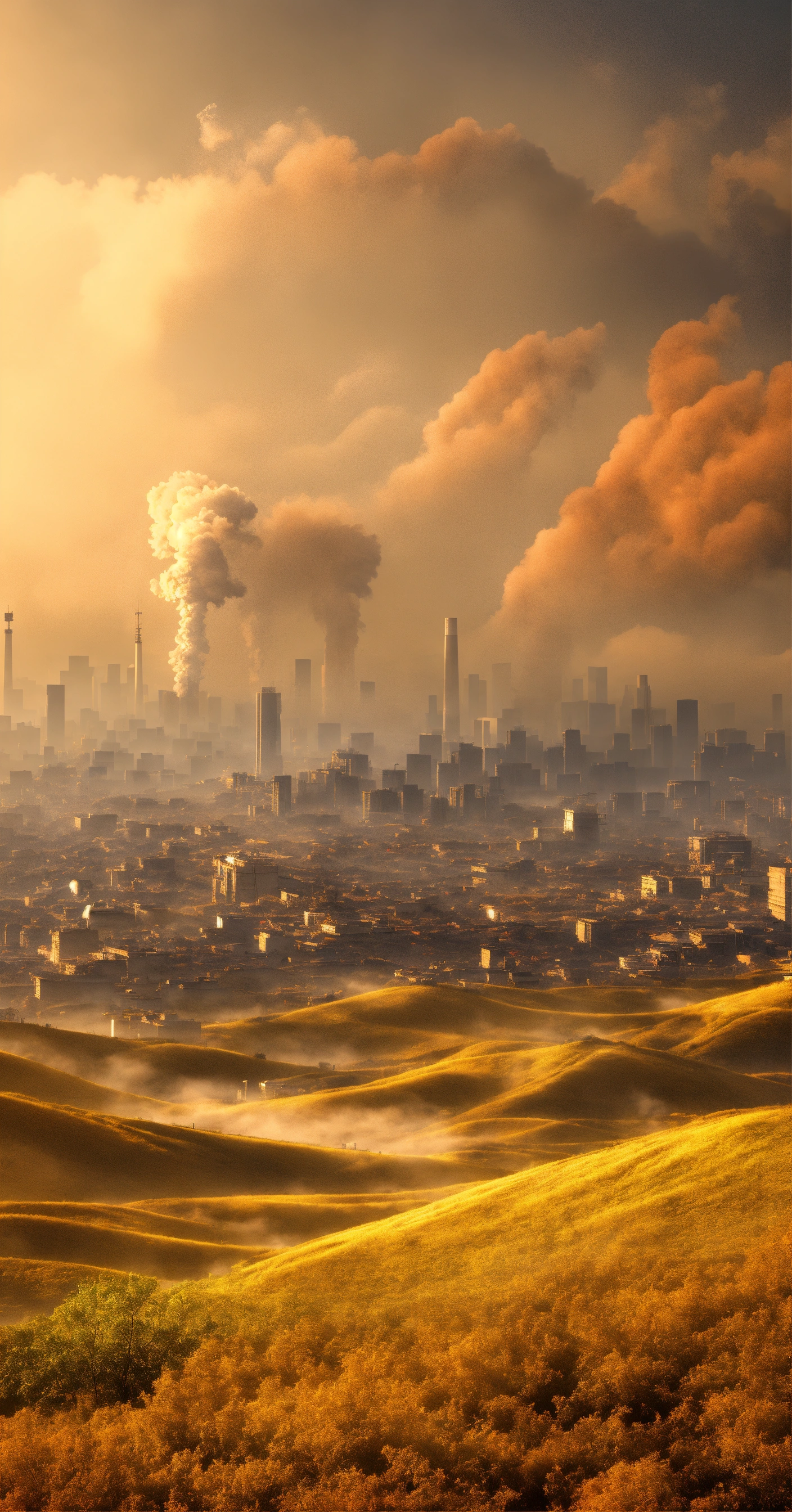 Lexica - Smog background 3d