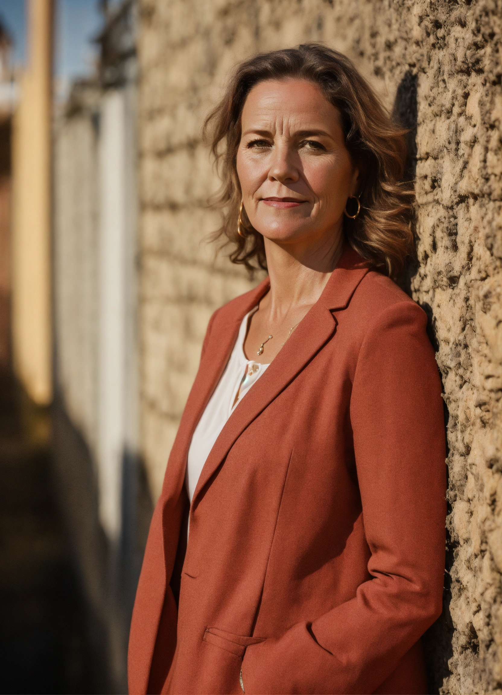 Lexica - Outdoor photo portrait of a 45-year-old white the average ...