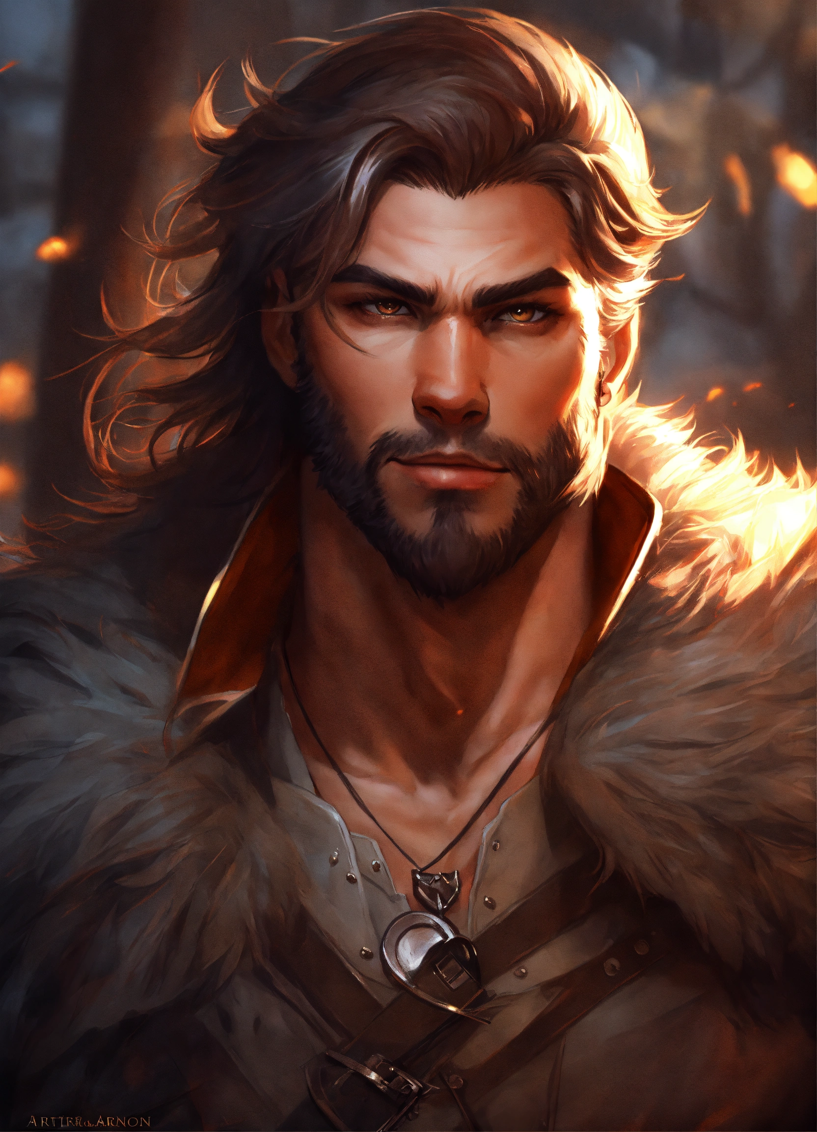 Lexica - Handsome werewolf, digital art, art by artgerm, male, medieval ...