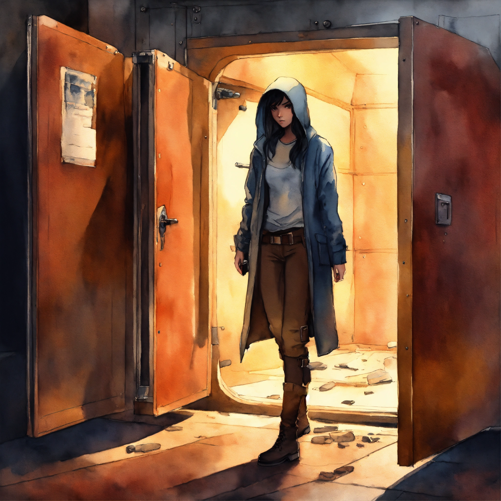 Lexica - Full body Illustration of a woman, young, 18 years old ...