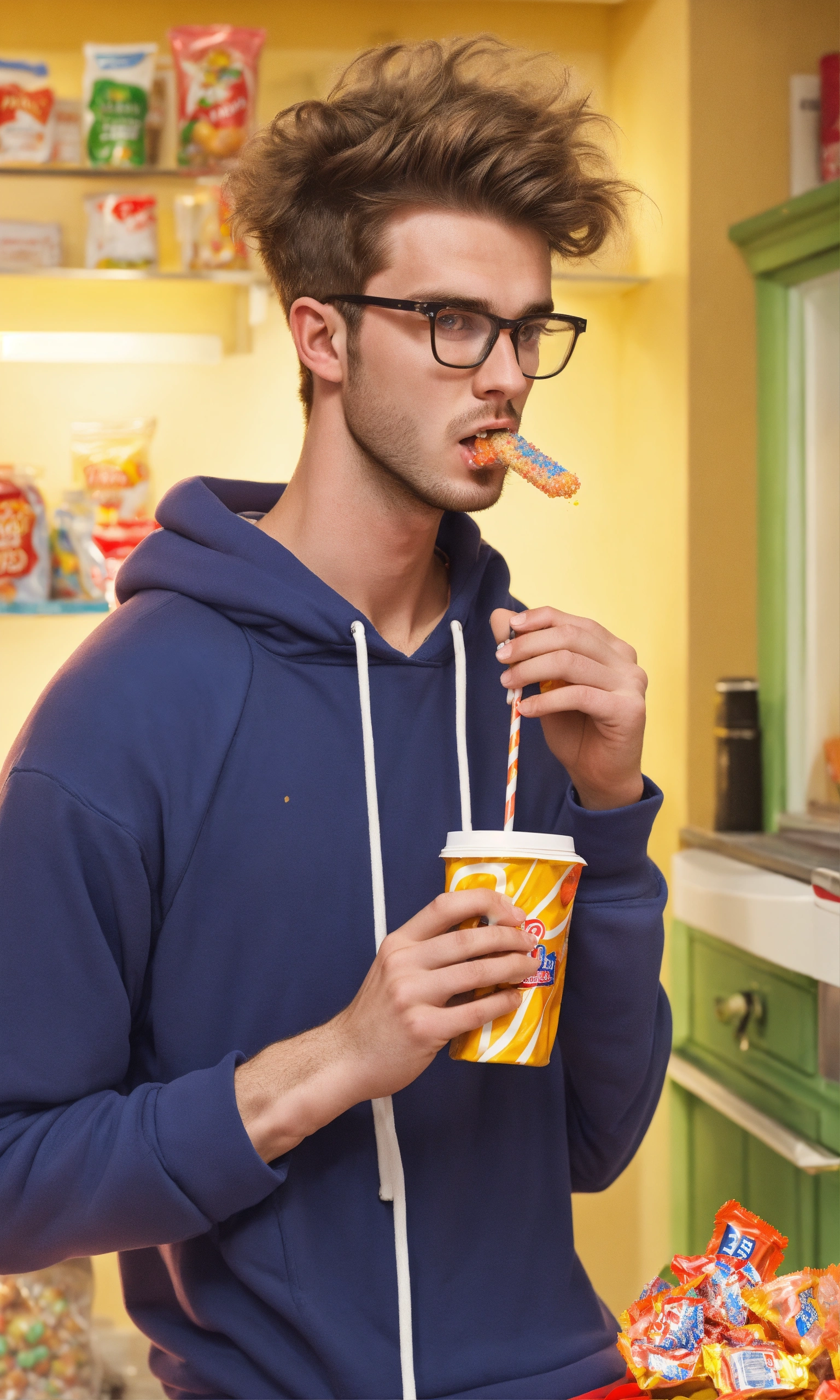 Lexica - Ugly, skinny, 25 year old british man, he is wearing jogging ...