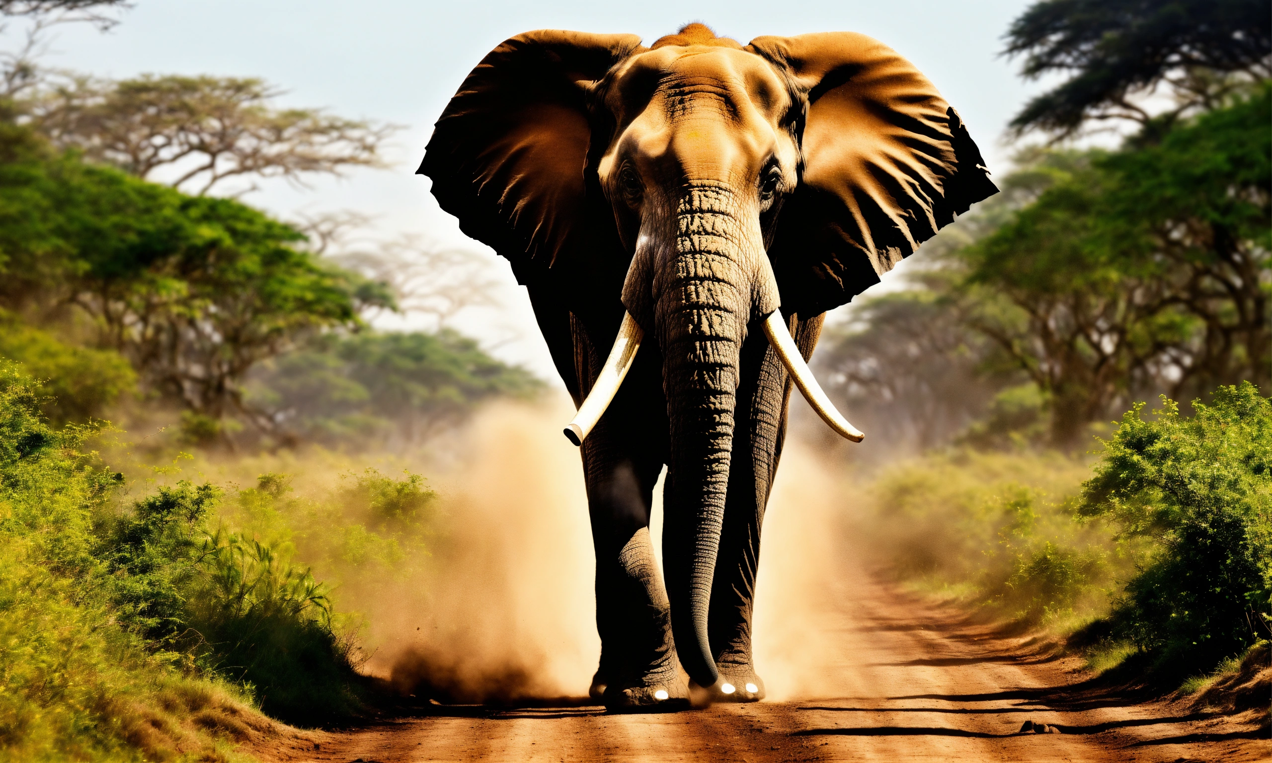 Lexica - Elephant marches, Gentle giant of the land, Strength in every ...