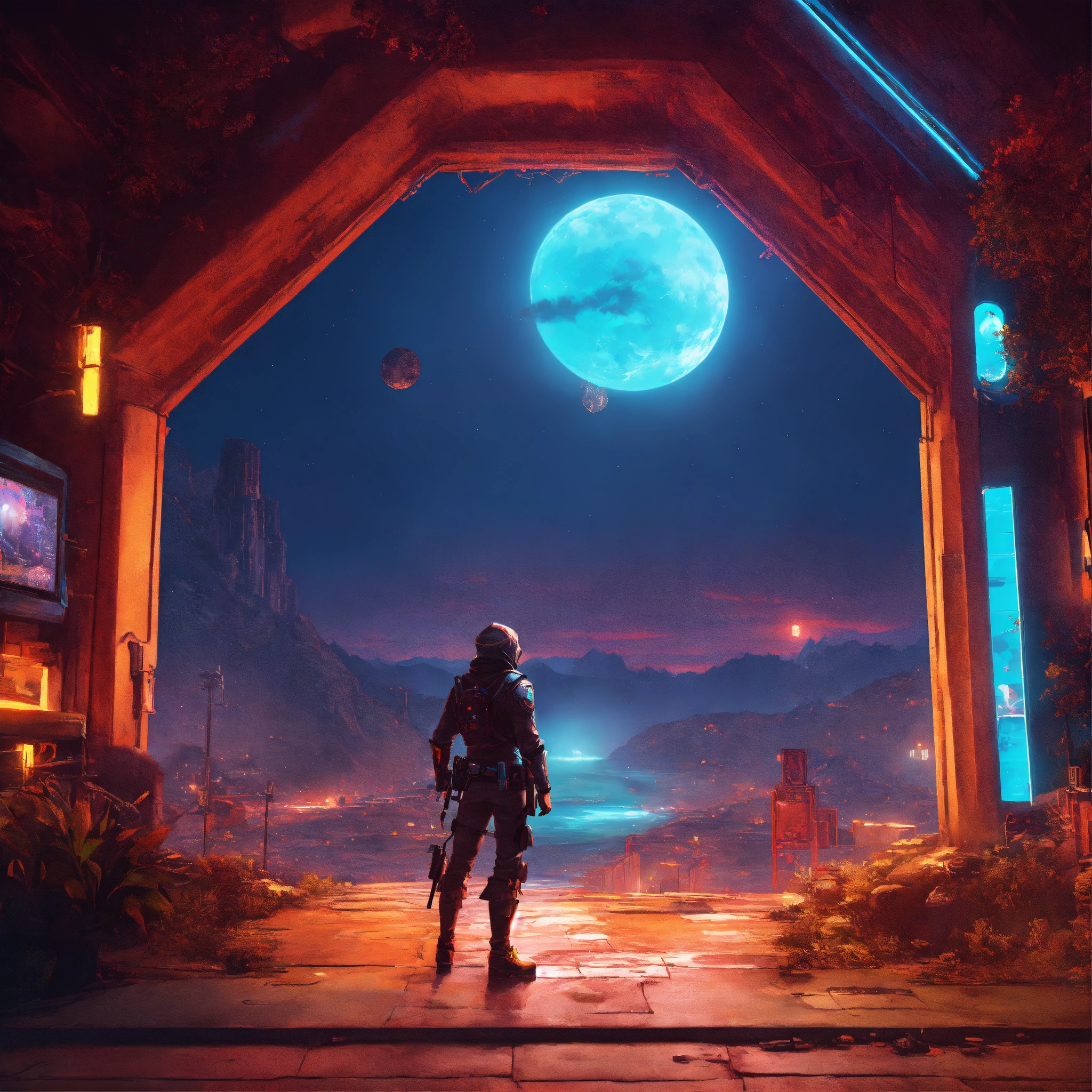 Lexica - Original video game album art, 8k, modern, no text