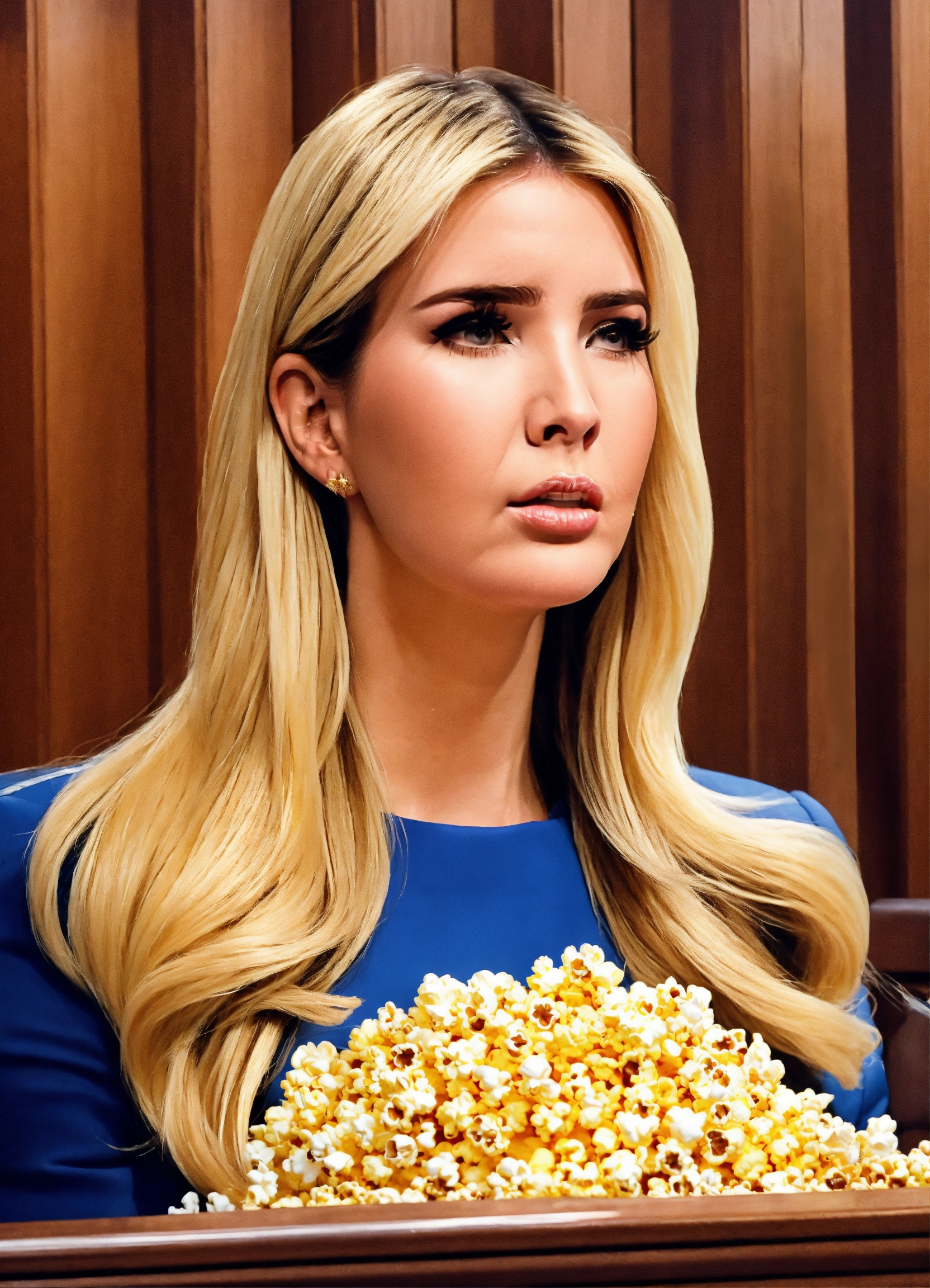Lexica - Ivanka trump looking annoyed in court, audience replaced with ...