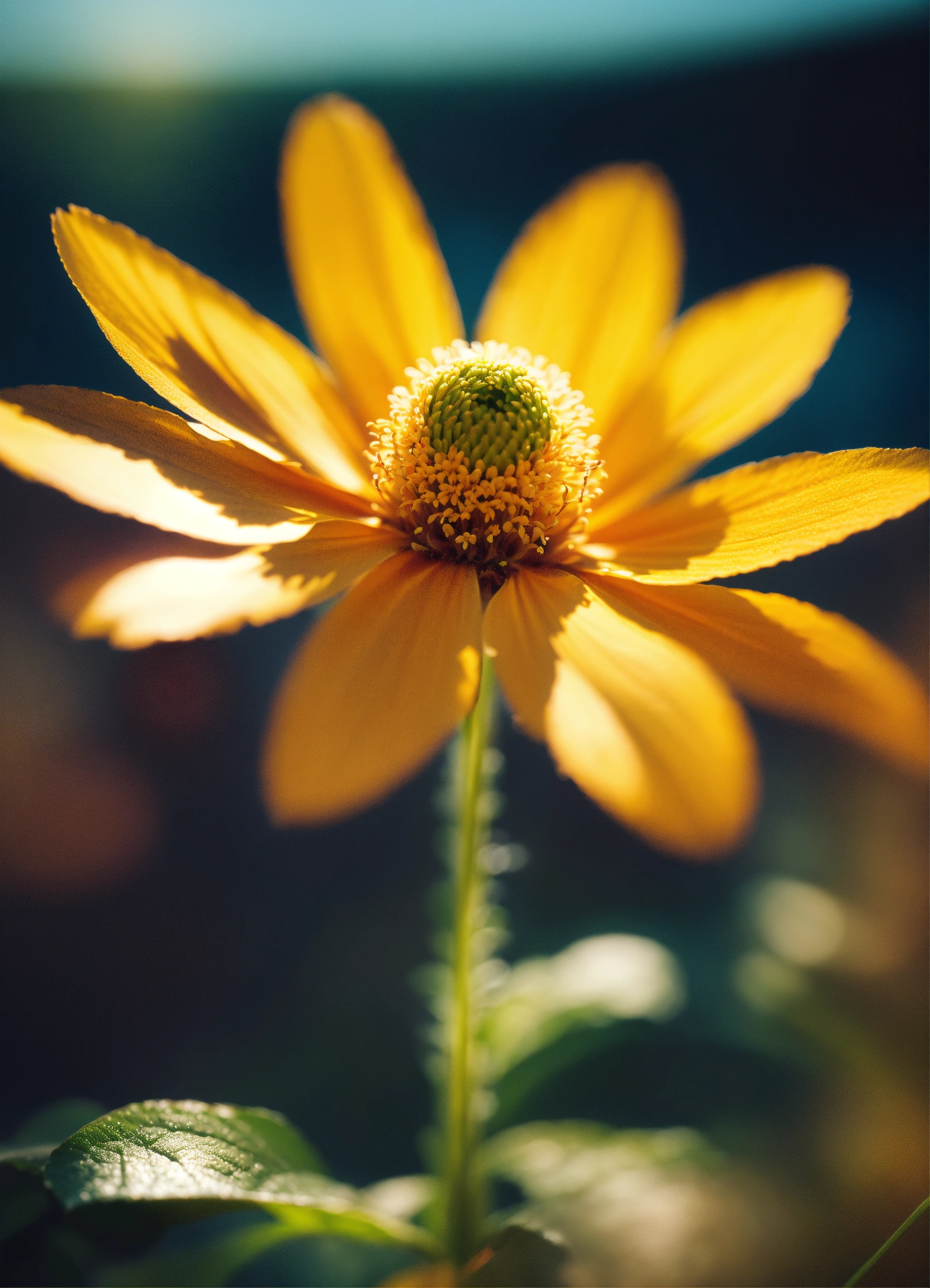 Lexica - A collage a small beautiful unrealistic flower growing on the ...