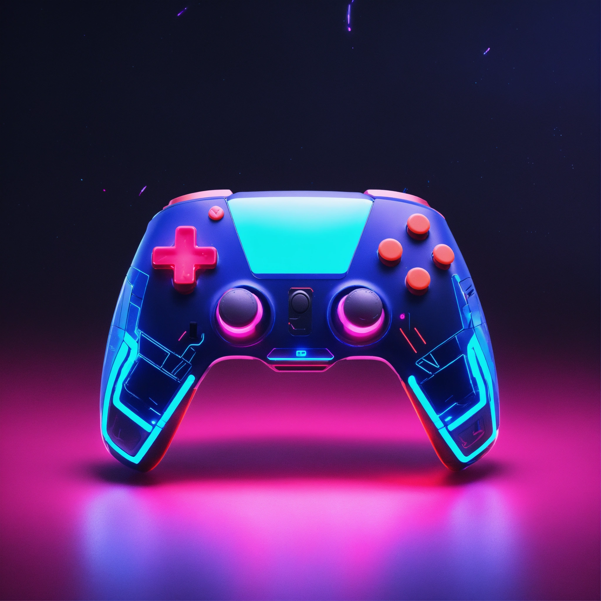 Lexica - Design a single futuristic, neon-colored modern-style gaming ...