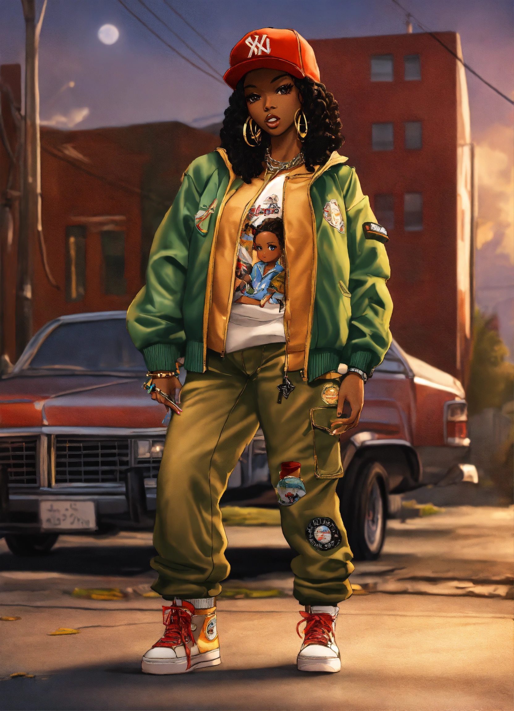Lexica - Hip hop art style tales from the hood dolls full body