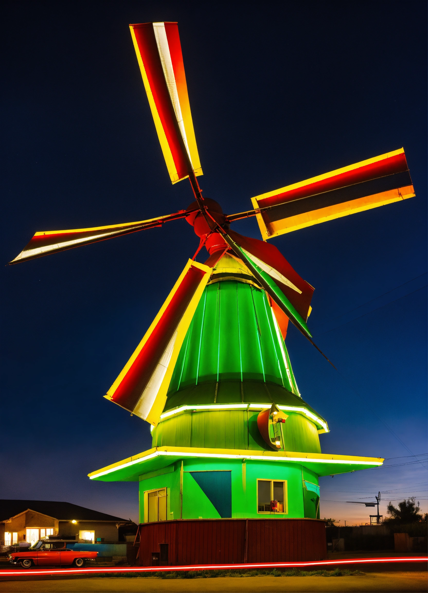 Lexica - Googie style windmill