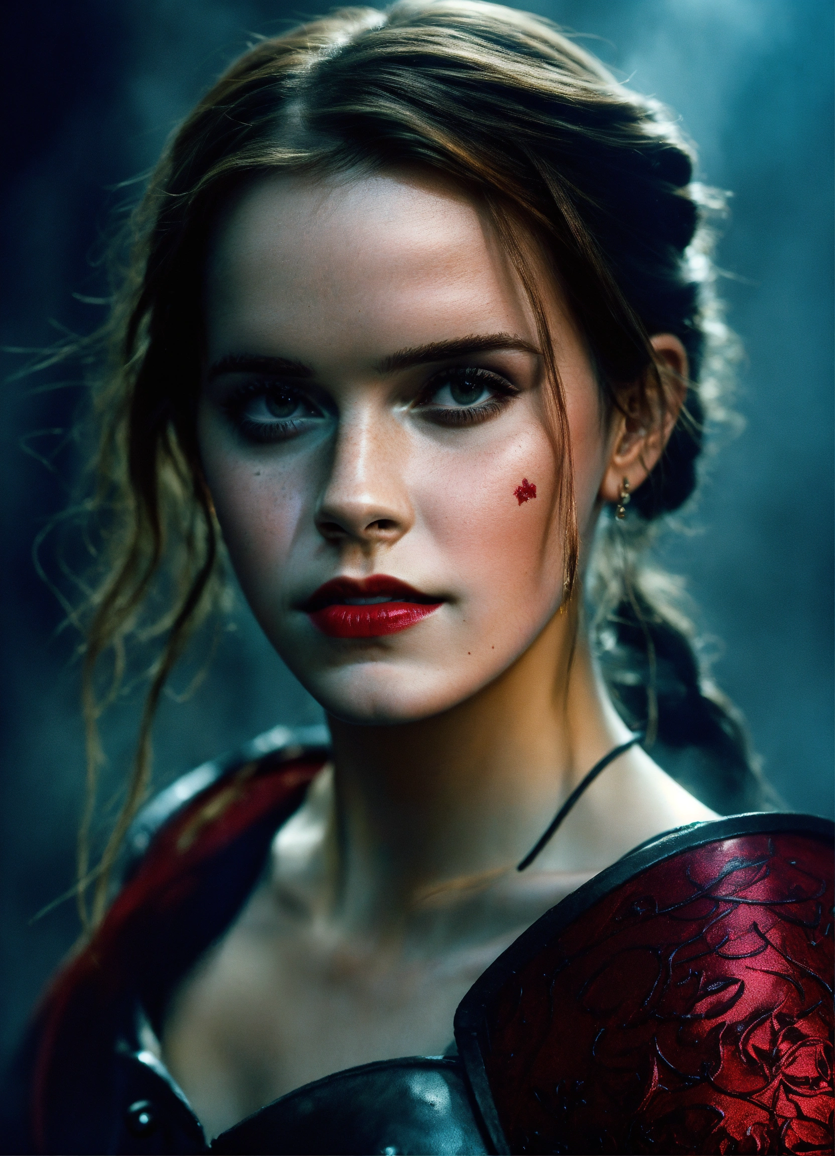 Lexica - A photo quality portrait of Emma Watson as a beautiful warrior ...
