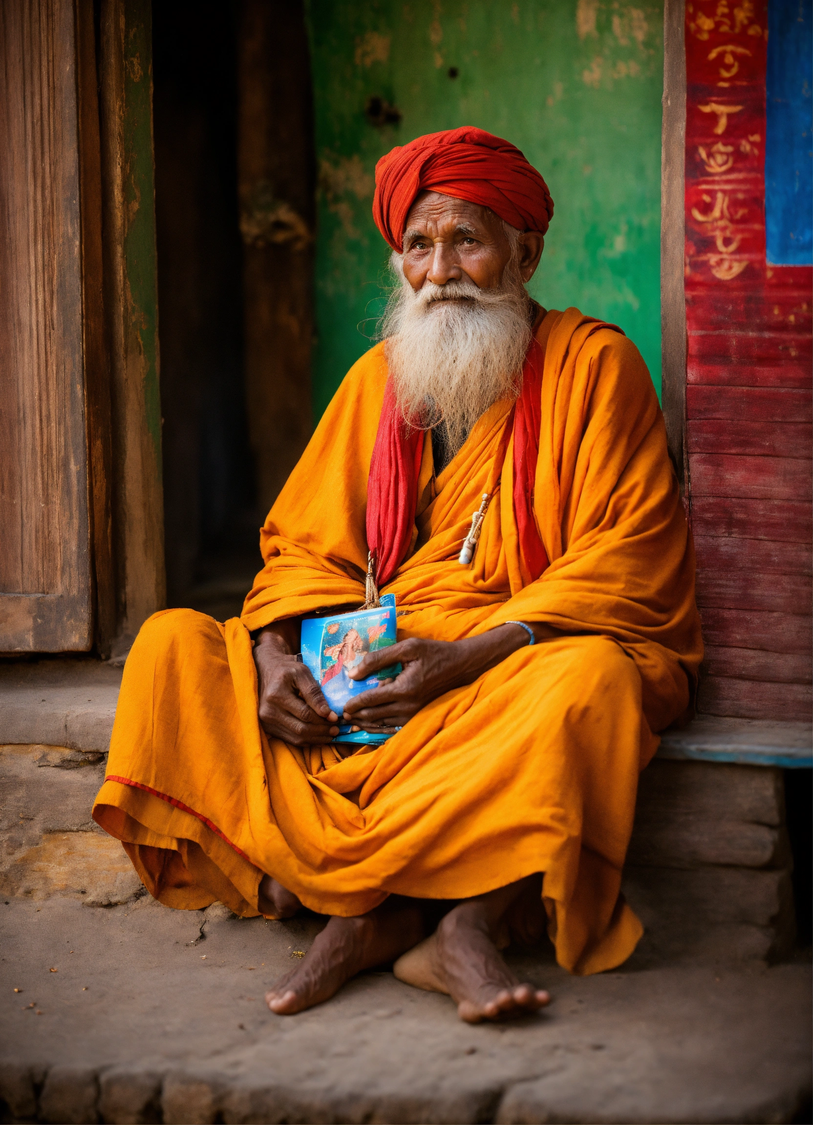 Lexica - An old guru in a village