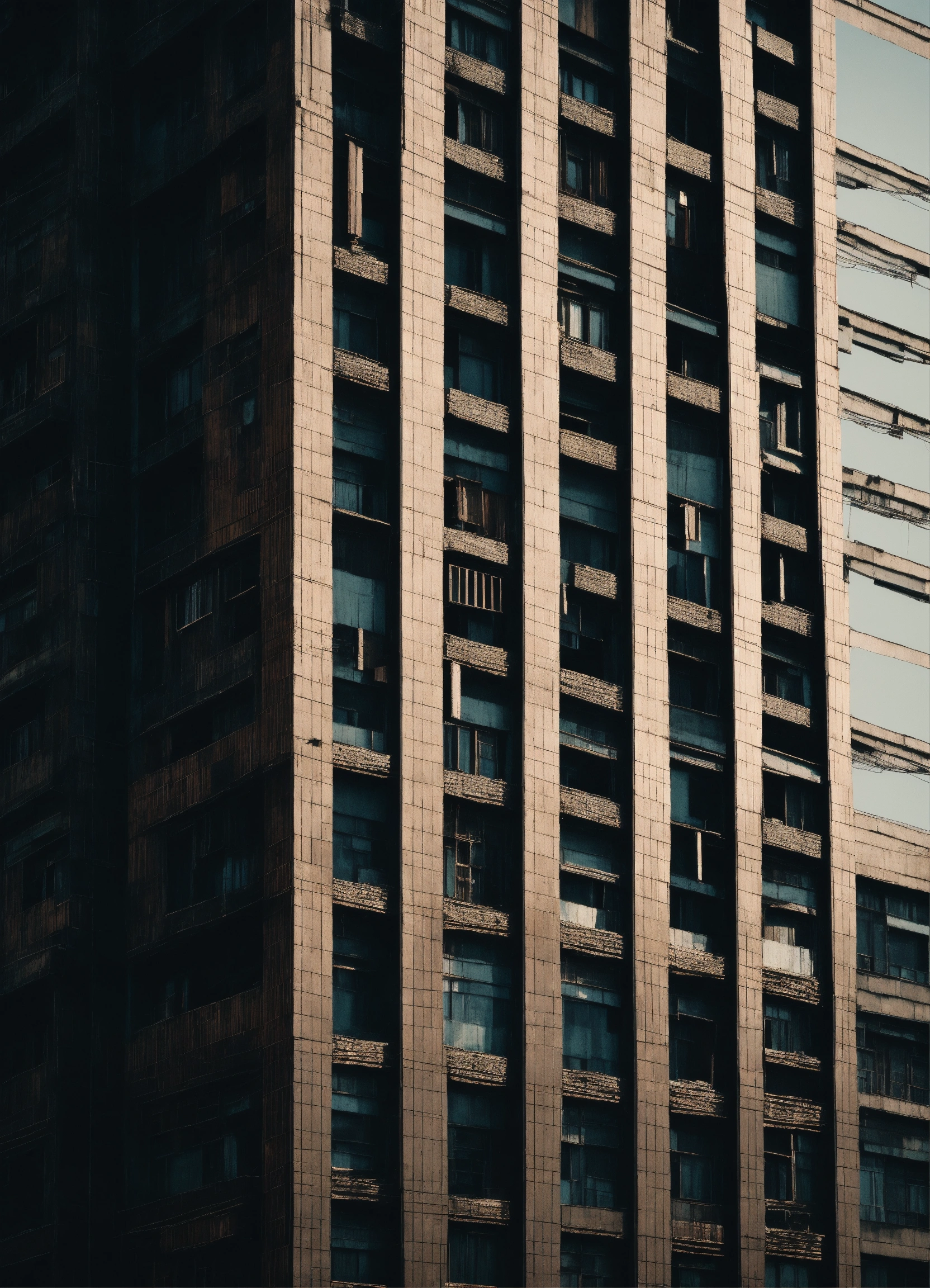Lexica - Some people look over tall building windows, in the style of ...