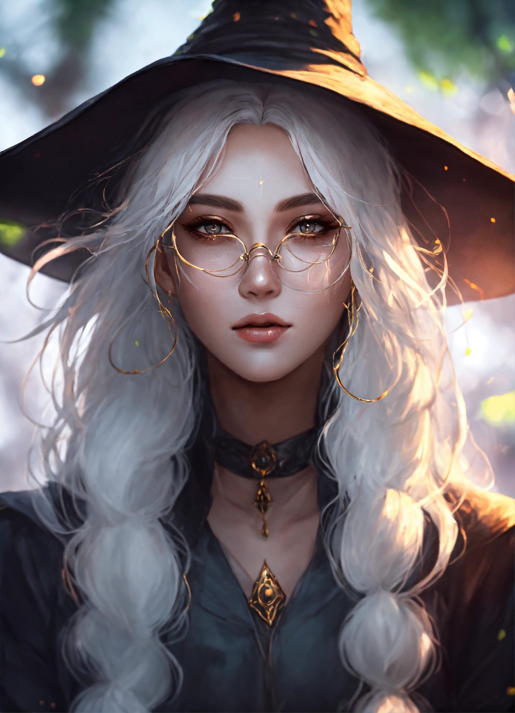 Lexica - Witch who has no eyes and white hair