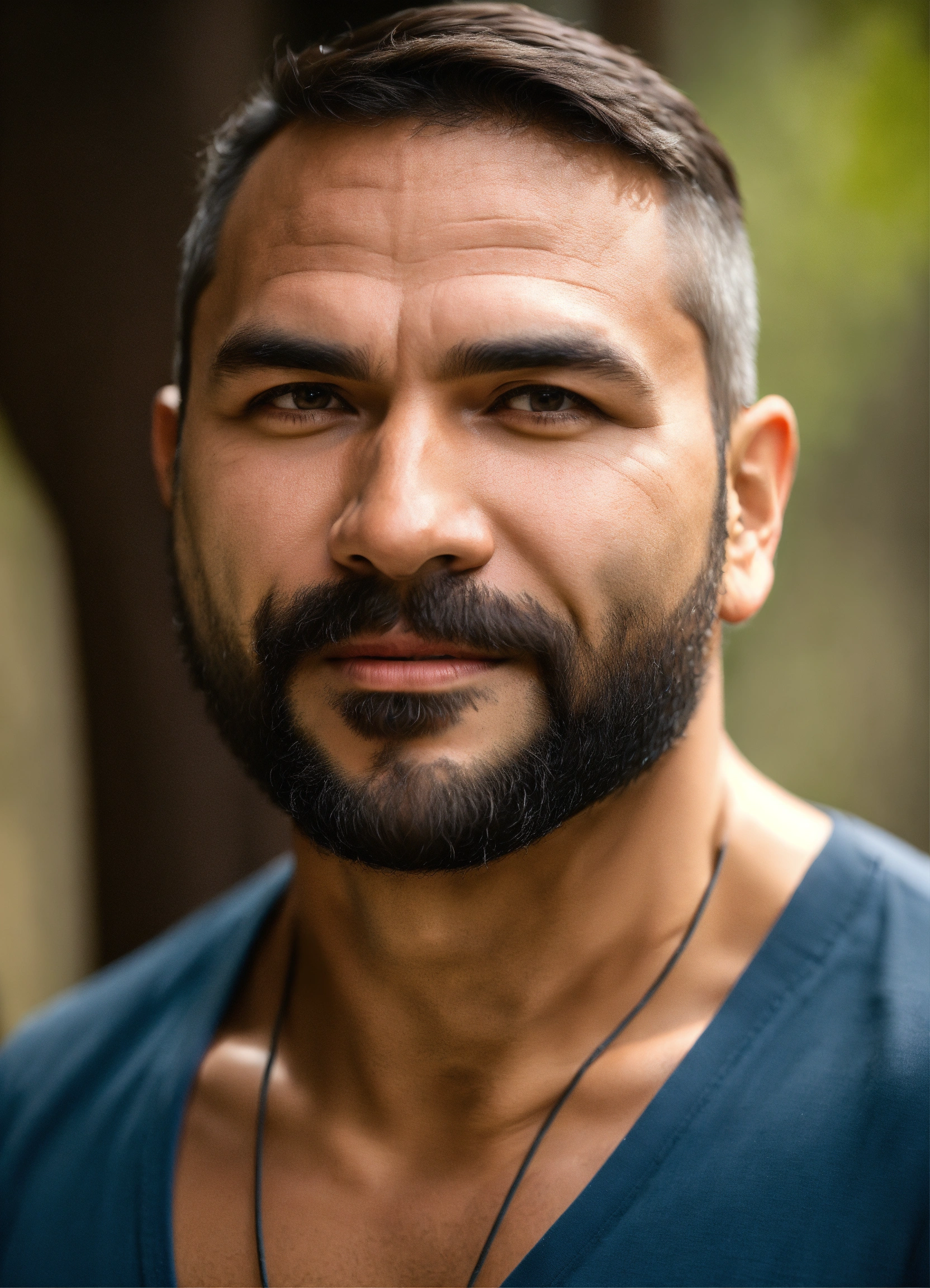 Lexica - Handsome Indigenous middle-aged man, with a tall muscular ...