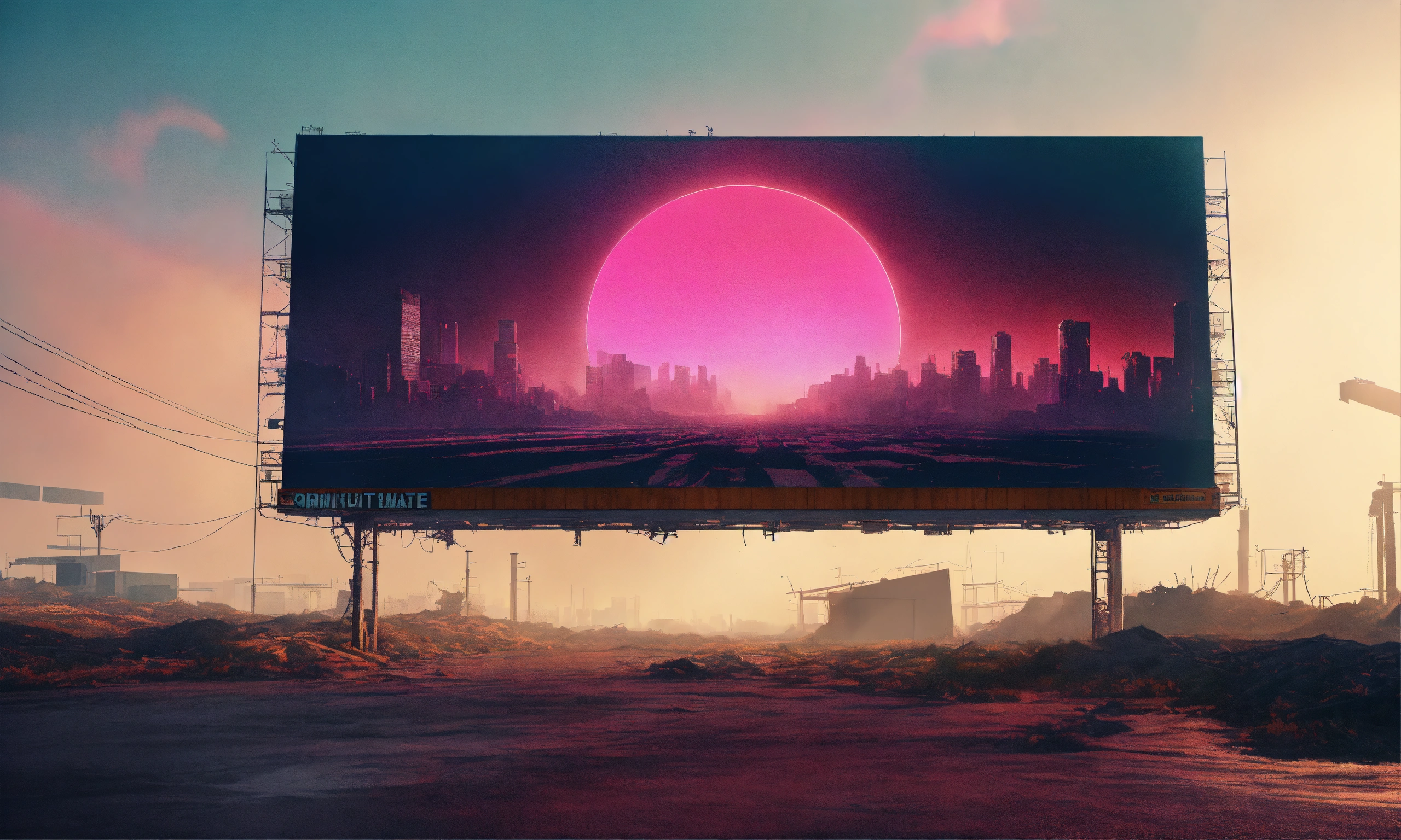 Lexica - A beautiful, sharp focus, massive digital billboard in the ...