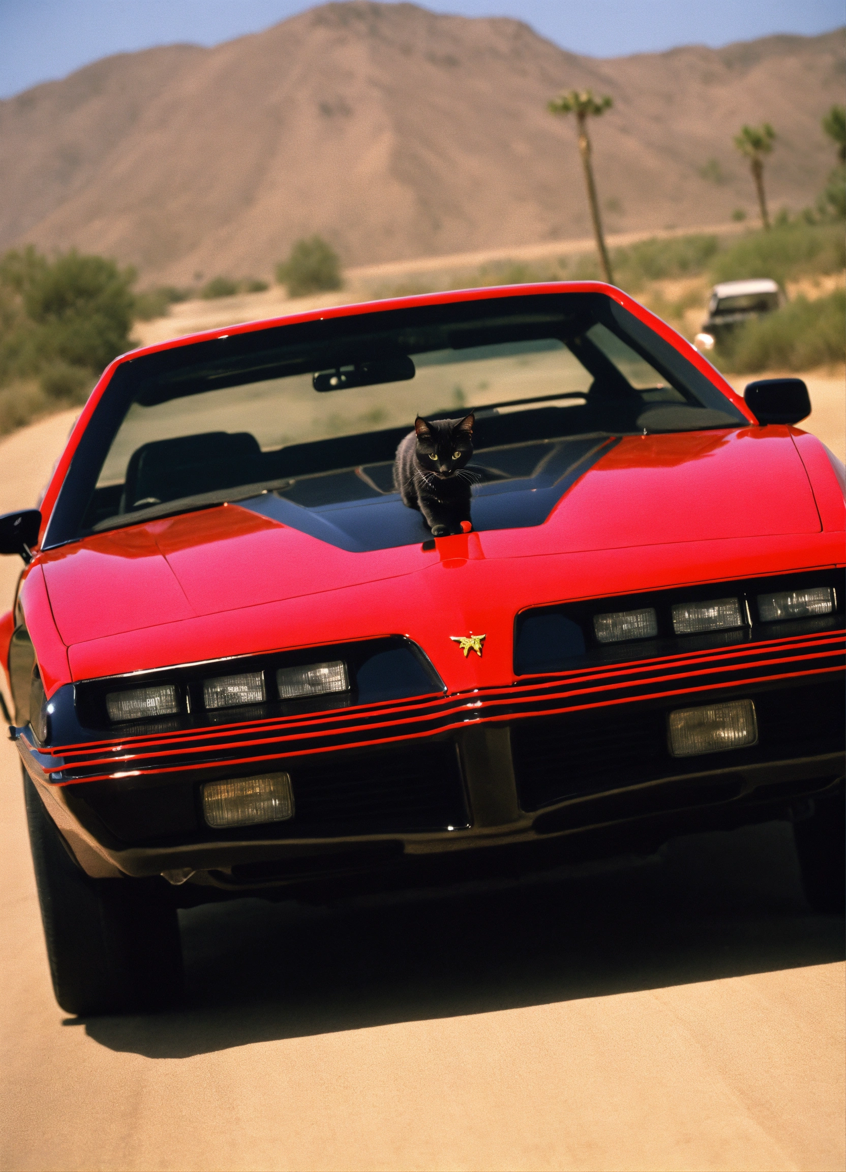 Lexica - Cats Knight Rider tv shows, KITT car, red light, black car ...