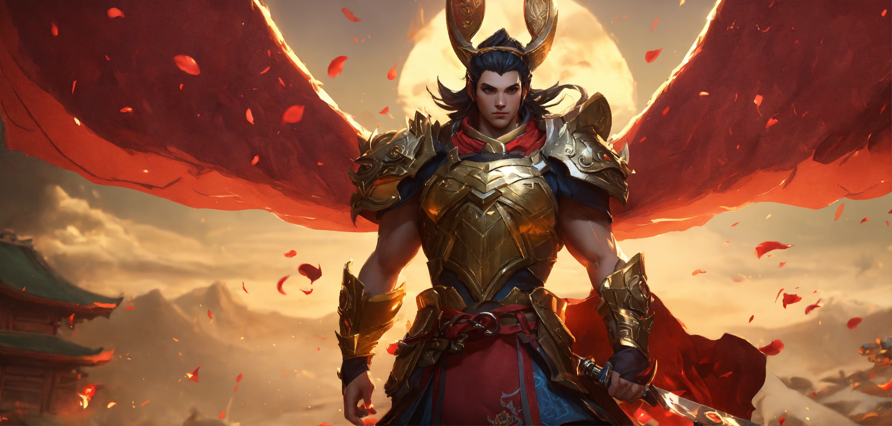 Lexica - A highly detailed League of Legend dynamic illustration of feodal Japan, by Joshua ...