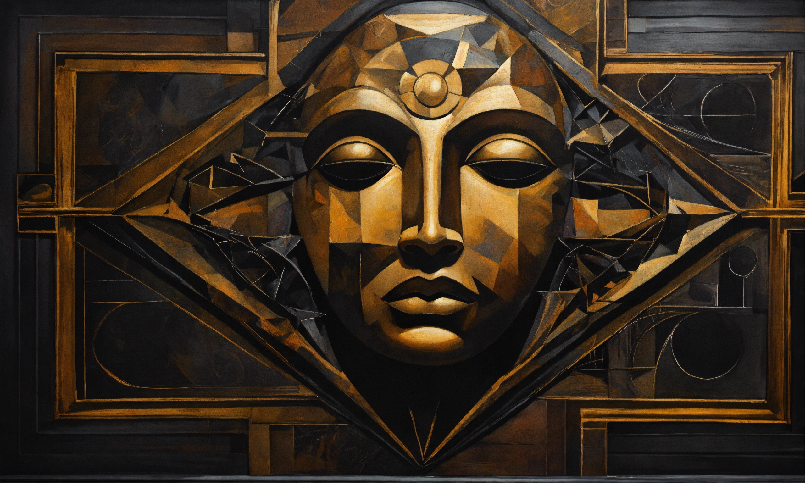 Lexica - Crazy geometric abstract expressionism, detailed painting1930s ...