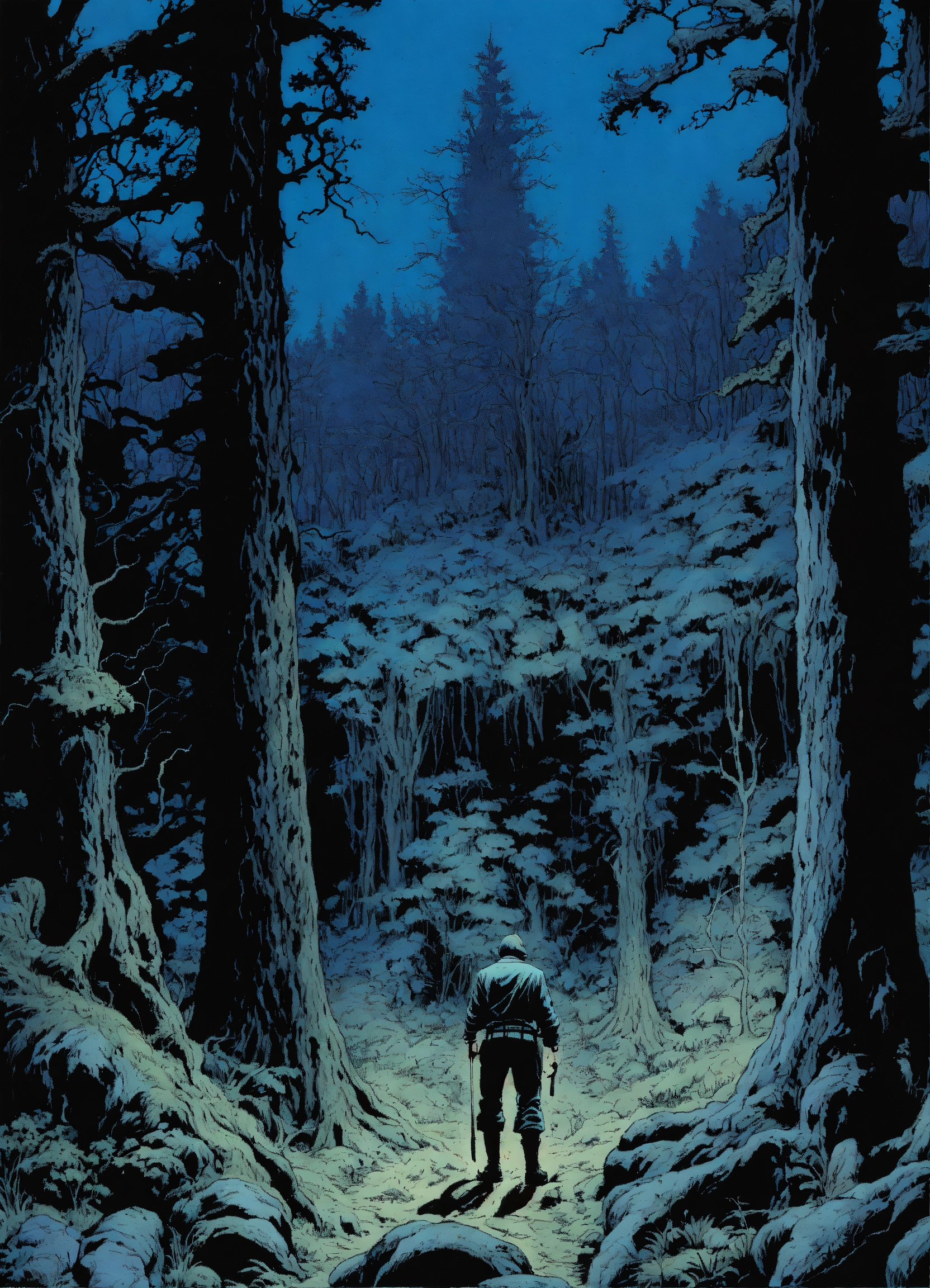 Lexica - Vintage 90's comic style terrorific wise shot. ;a sinister ...