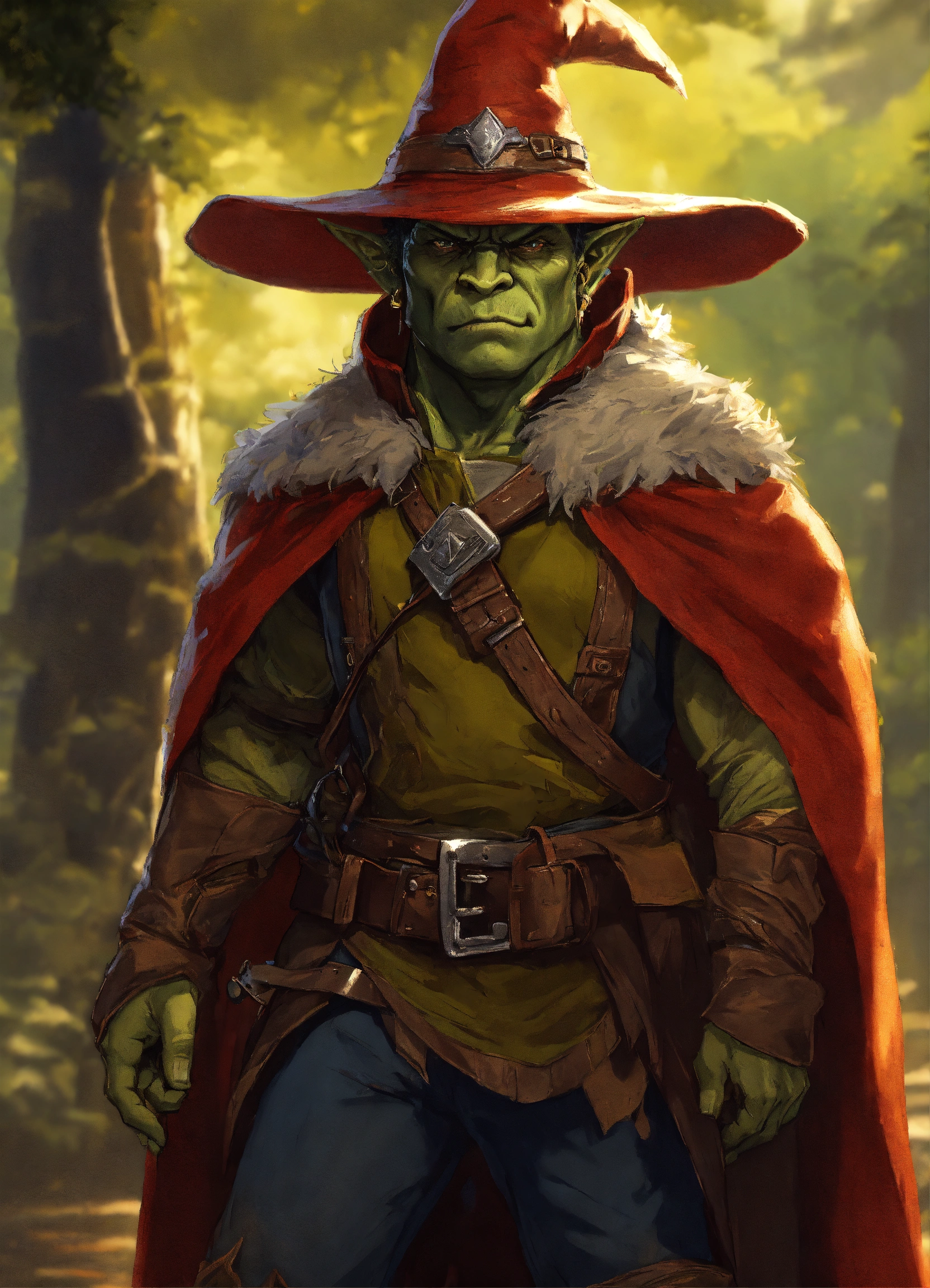 Lexica - An Orc has disguised himself as a half elf. He’s wearing a ...