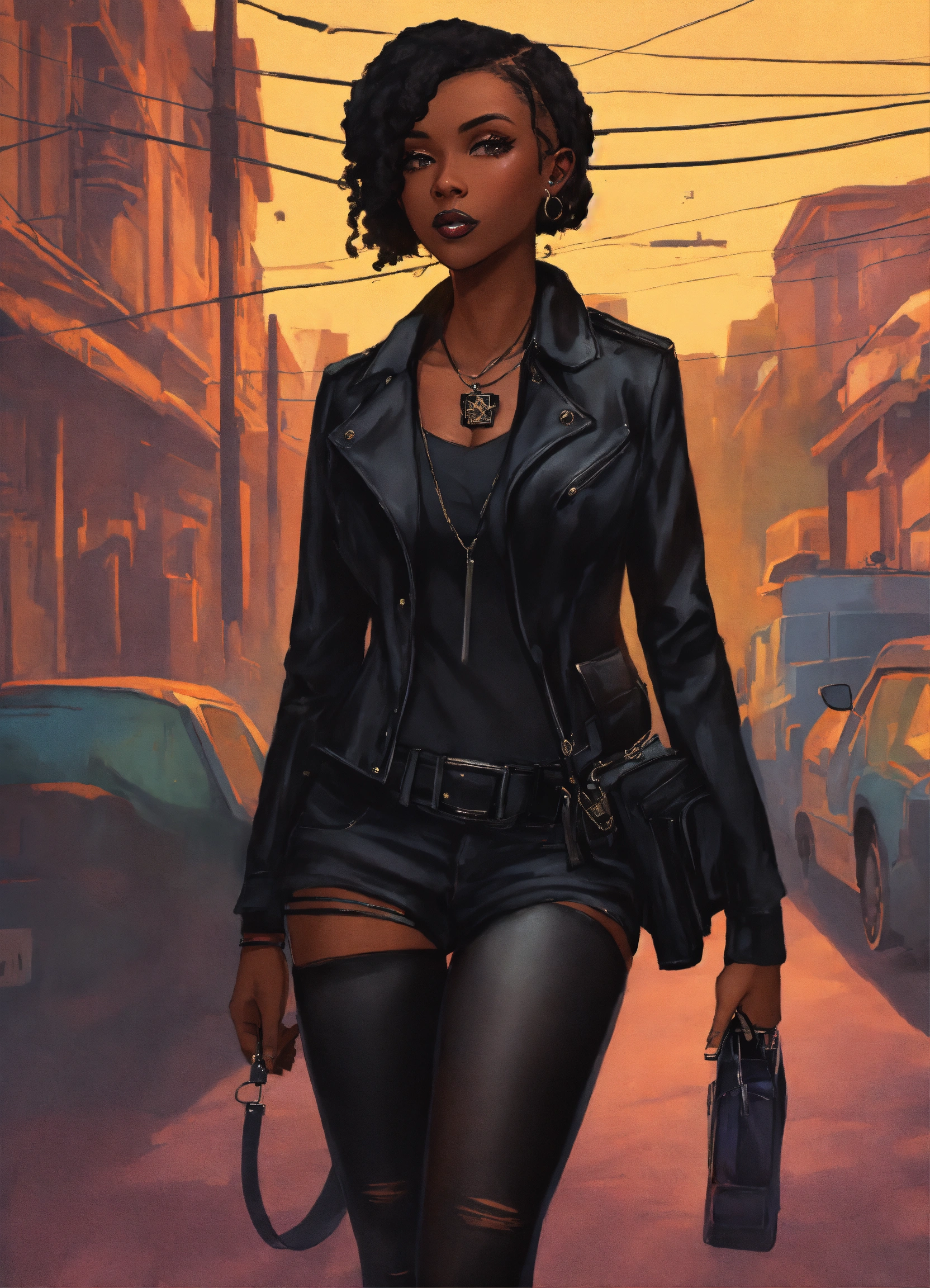 Lexica - Agent Tom, an 23 year old, goth, black female who works for a ...
