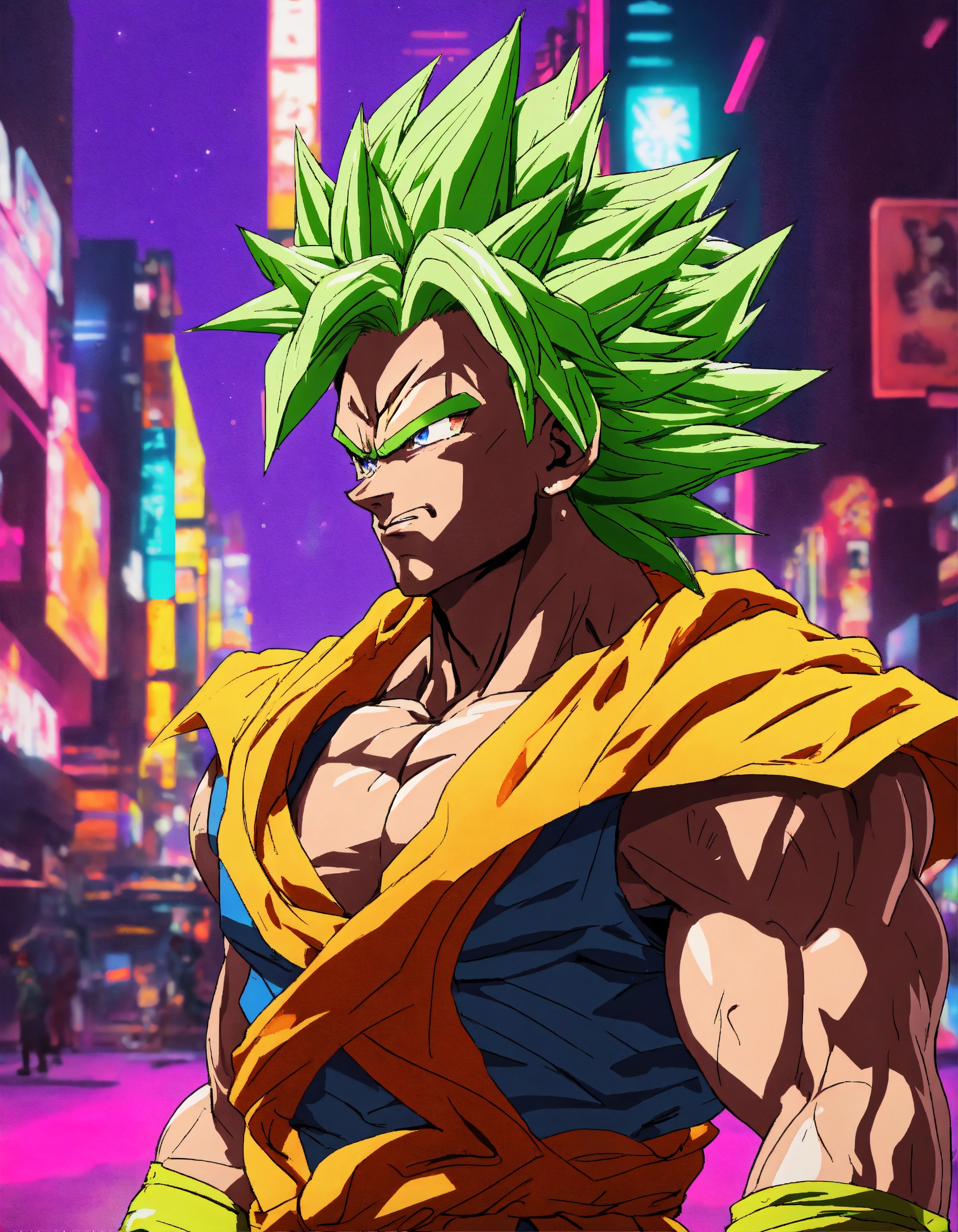 Lexica - Create a modern-day, humanized Broly by blending the style of ...