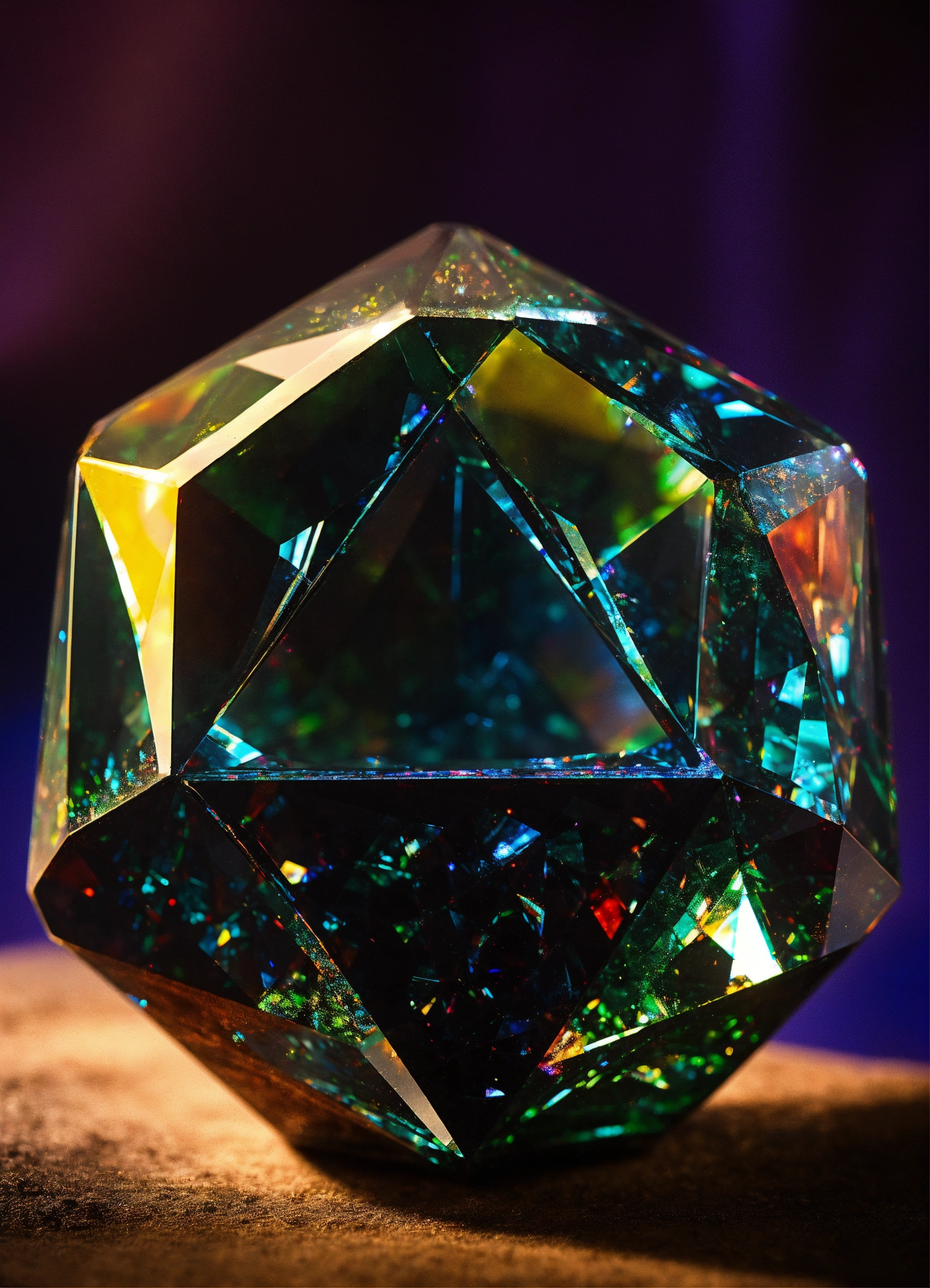 Lexica - Black magic crystal that has little white dots in it