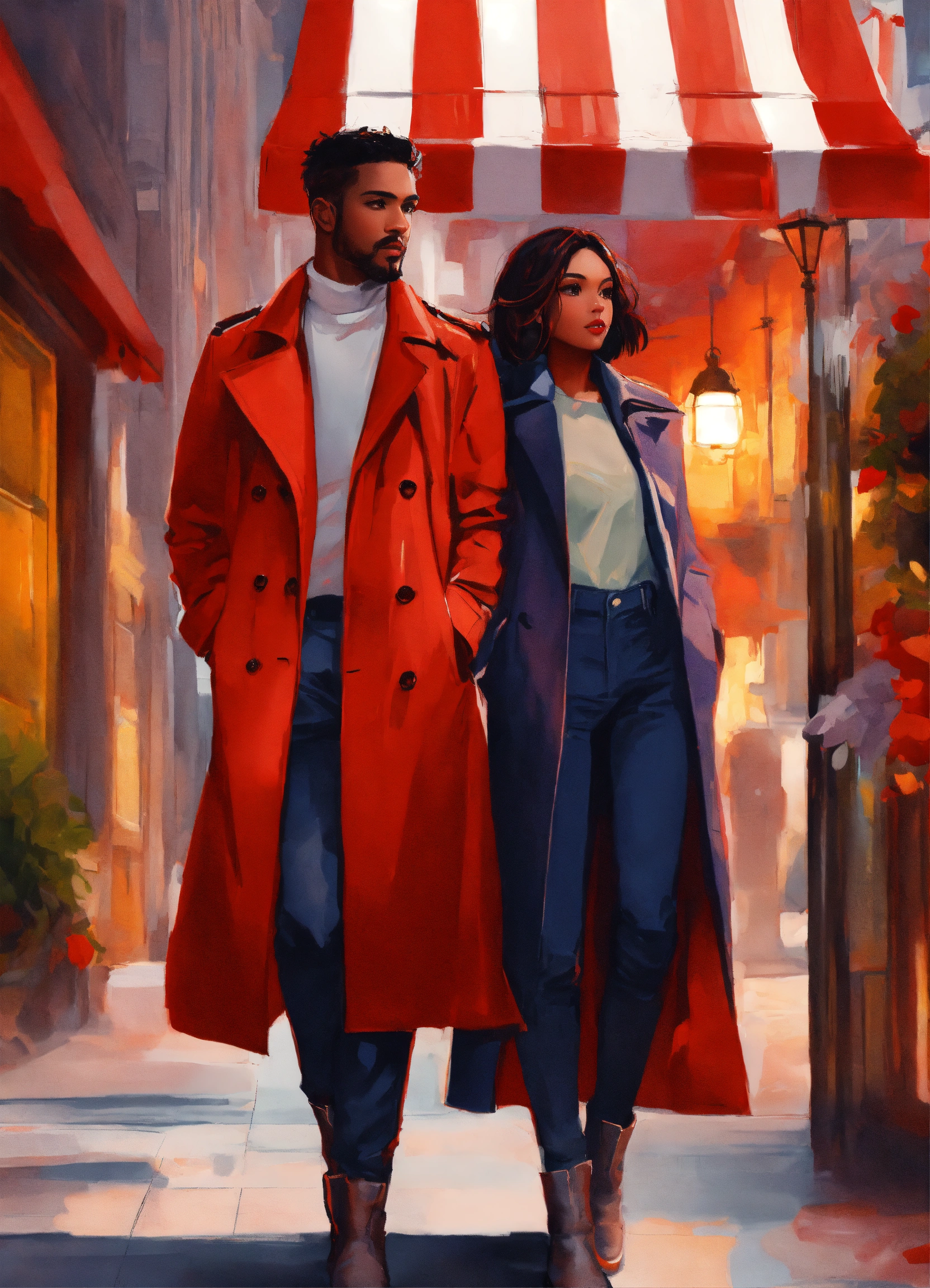 Lexica - /imagine prompt Illustrate a mesmerizing full-body standing ...