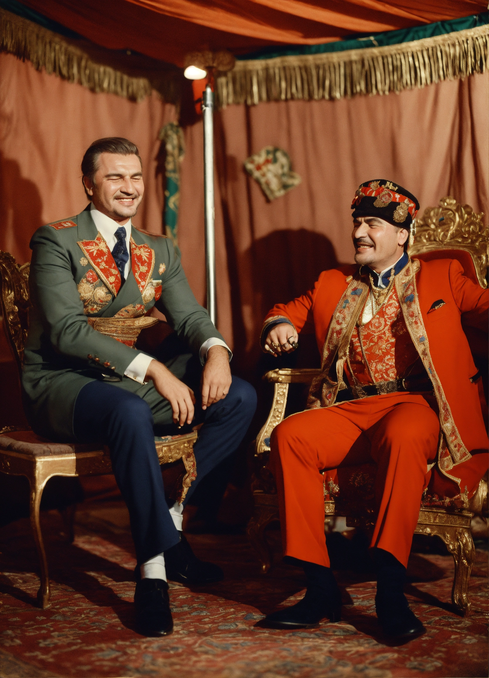 Lexica - The year is 1280. Vintage polaroid photography. Soviet singer ...