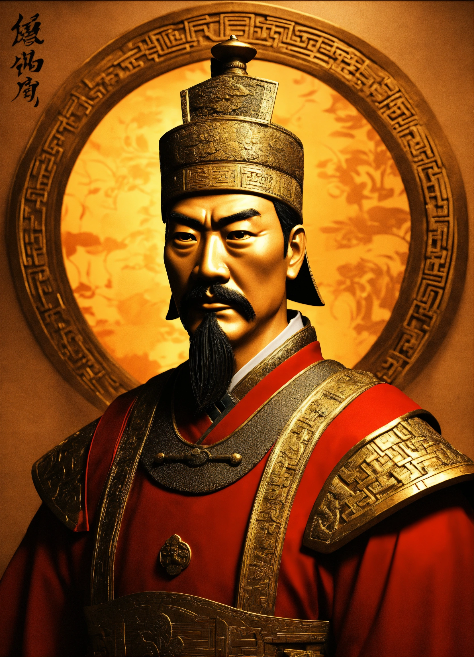 Lexica - A portrait of Chinese general Sun Tzu, 3d style