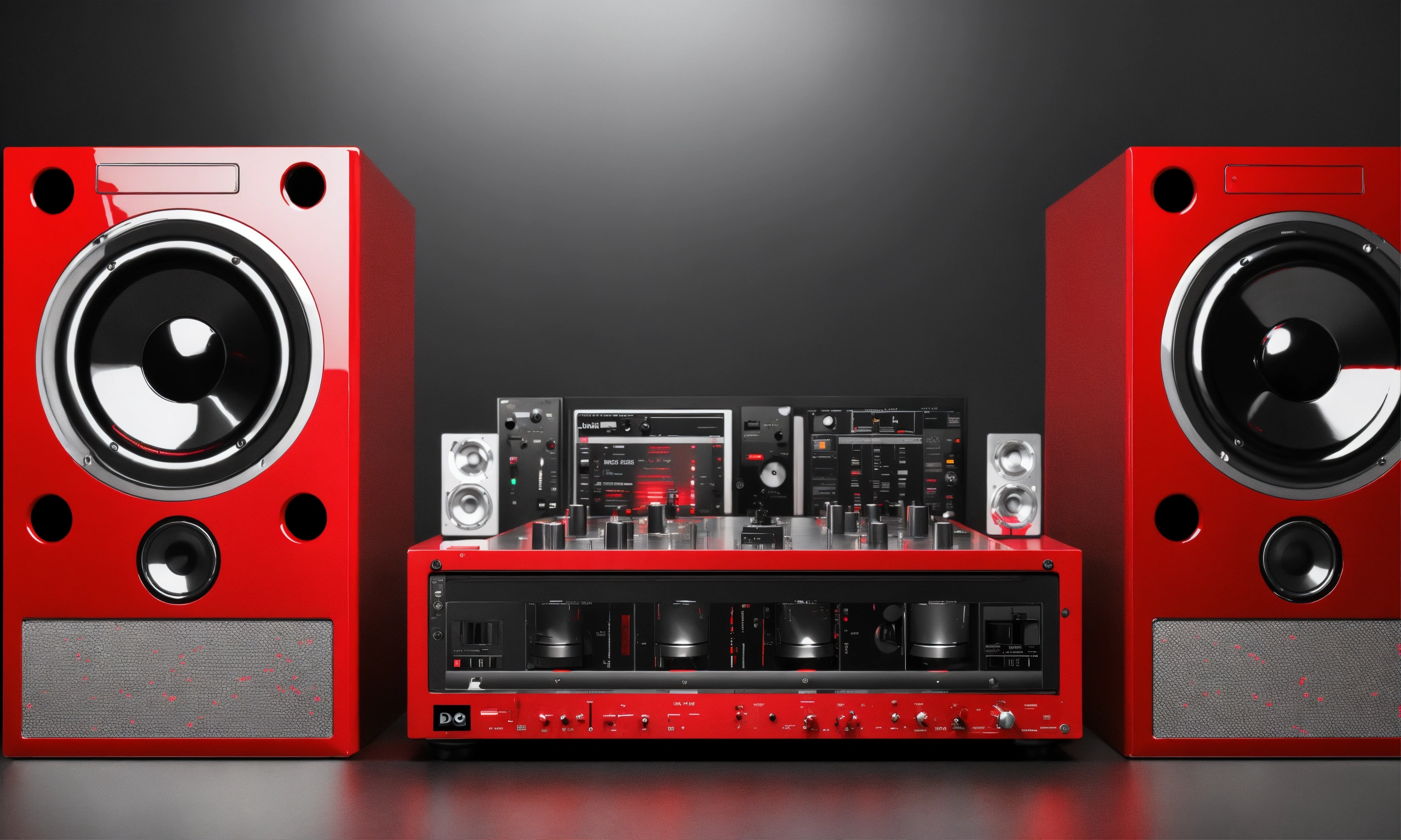 Lexica - Modern day DJ mix board and speakers image to go on business ...