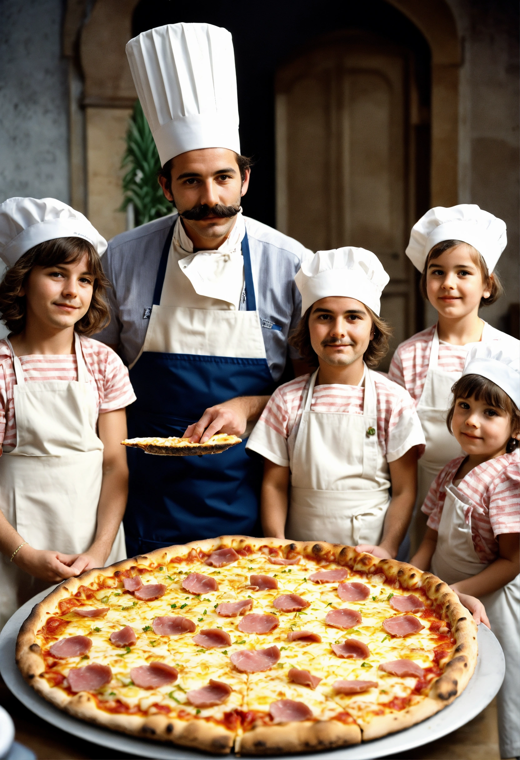 Lexica - A stereotypical Italian chef with a large moustache aged 30 in ...