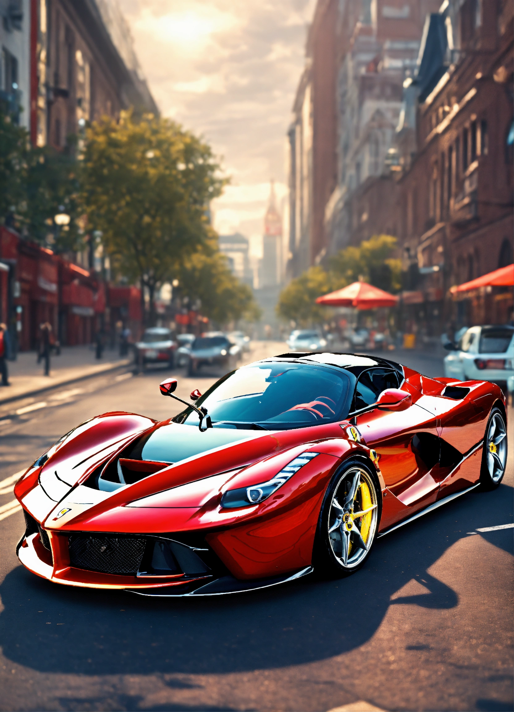 Lexica - Ferrari LaFerrari as Dr.Strange realistic