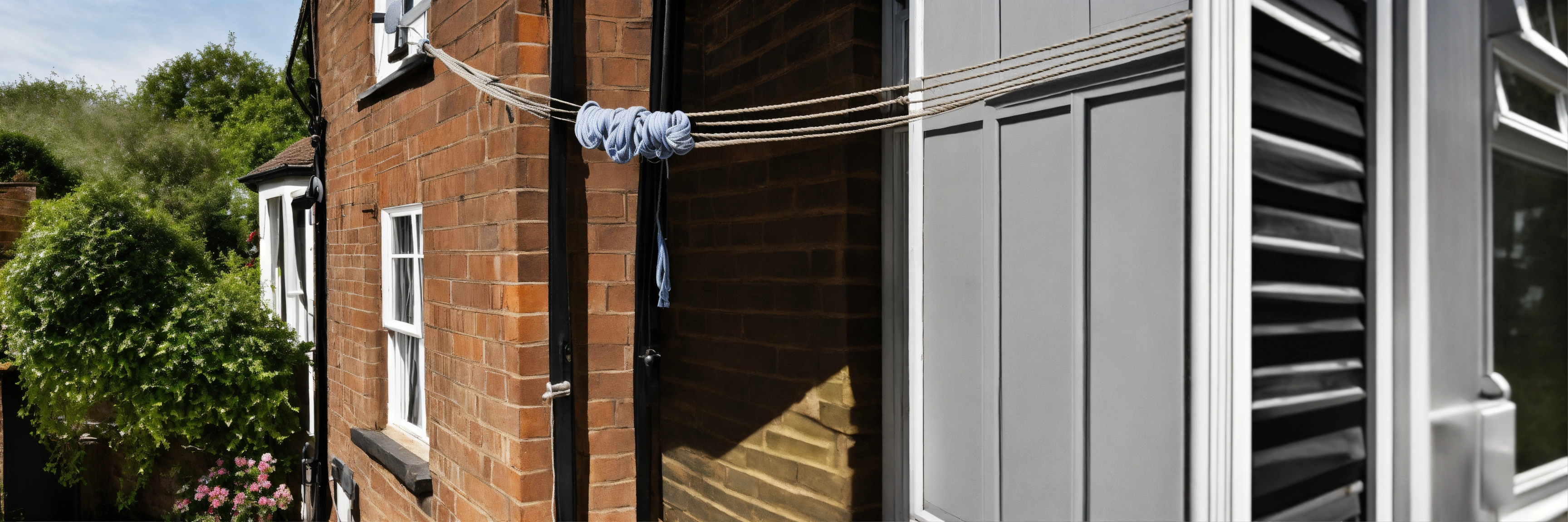Lexica - Loose clothesline ropes in the kitchen of a typical old ...