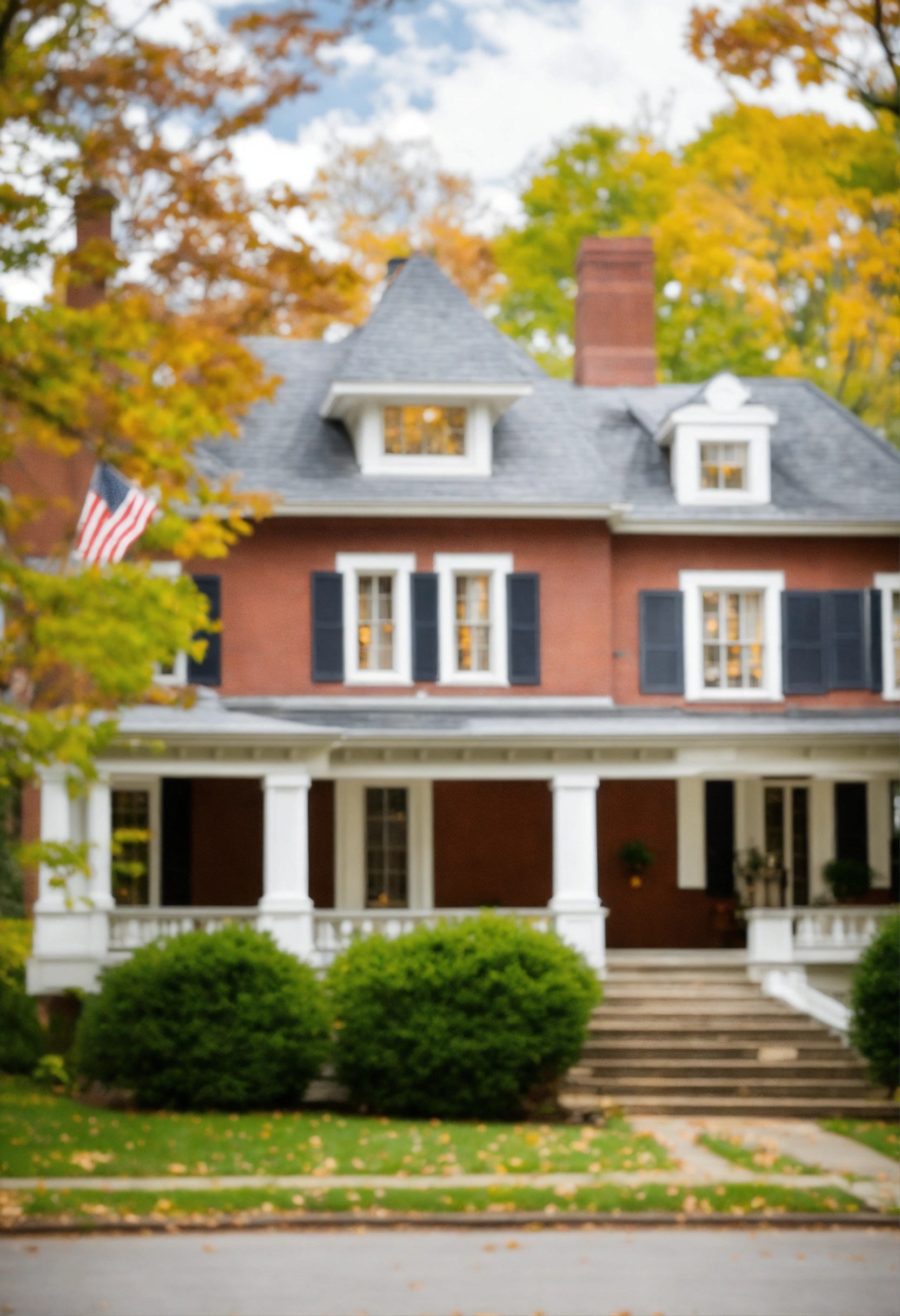 Lexica - Early 20th century colonial mansion with dormers exterior in ...