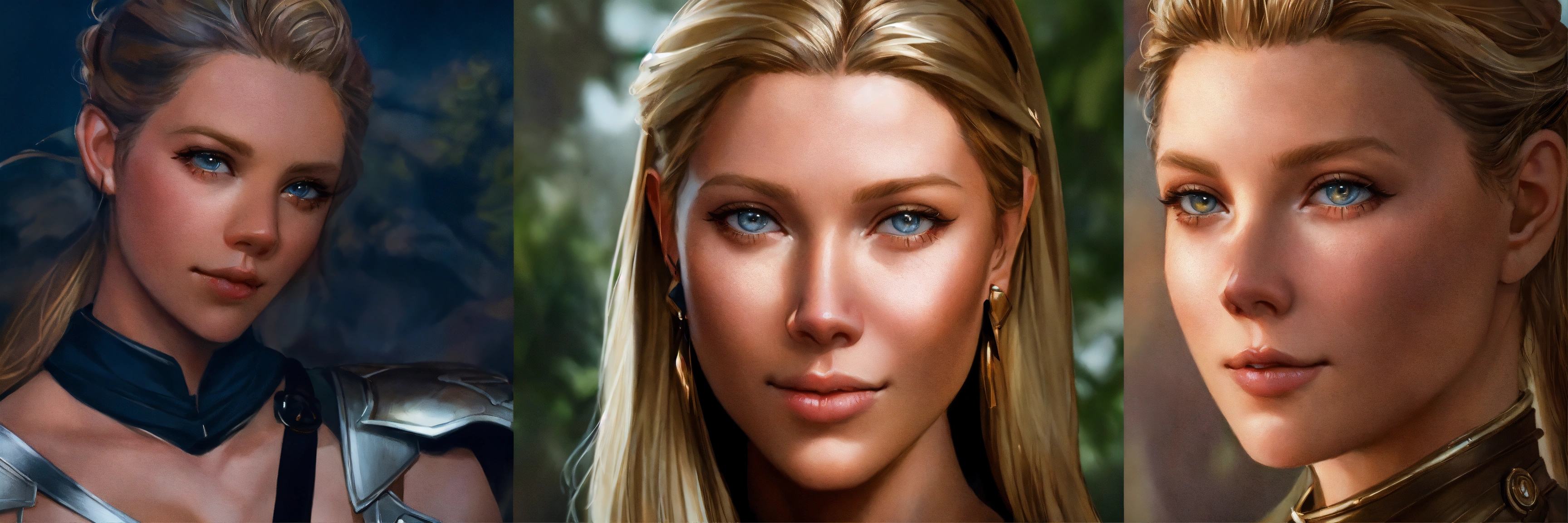 Lexica - Gwyneth Paltrow combined Scarlett Johansson, amazon valkyrie ...