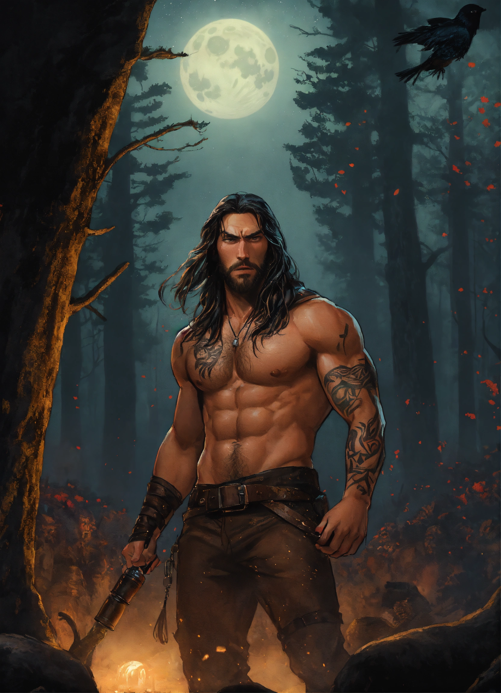 Lexica - In the style of comic book cover, Zach McGowan as a thin boney ...