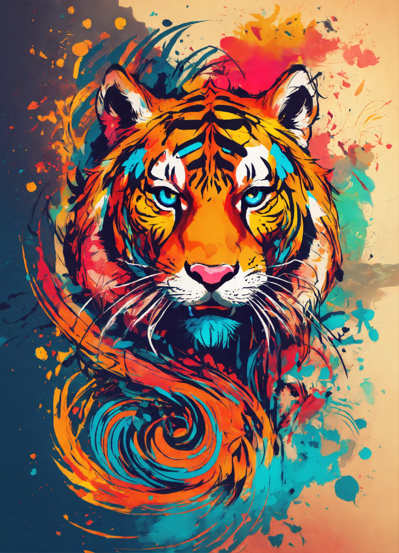 Lexica - Sketch tattoo drawing drawing style stylization bright colors ...