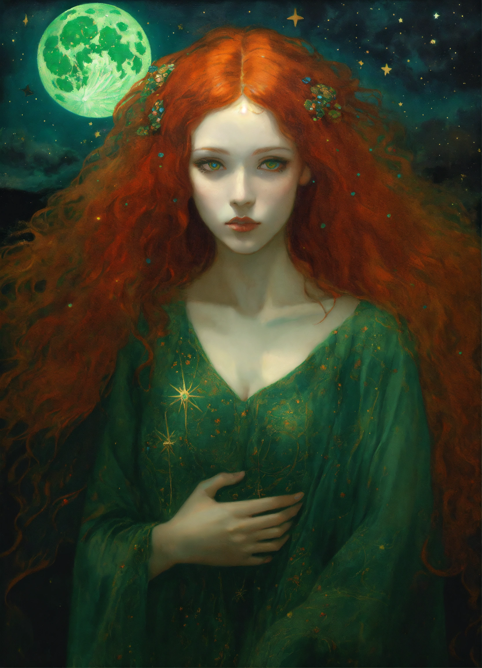 Lexica - Romantic dark fantasy novel illustration of a Gothic ghost ...