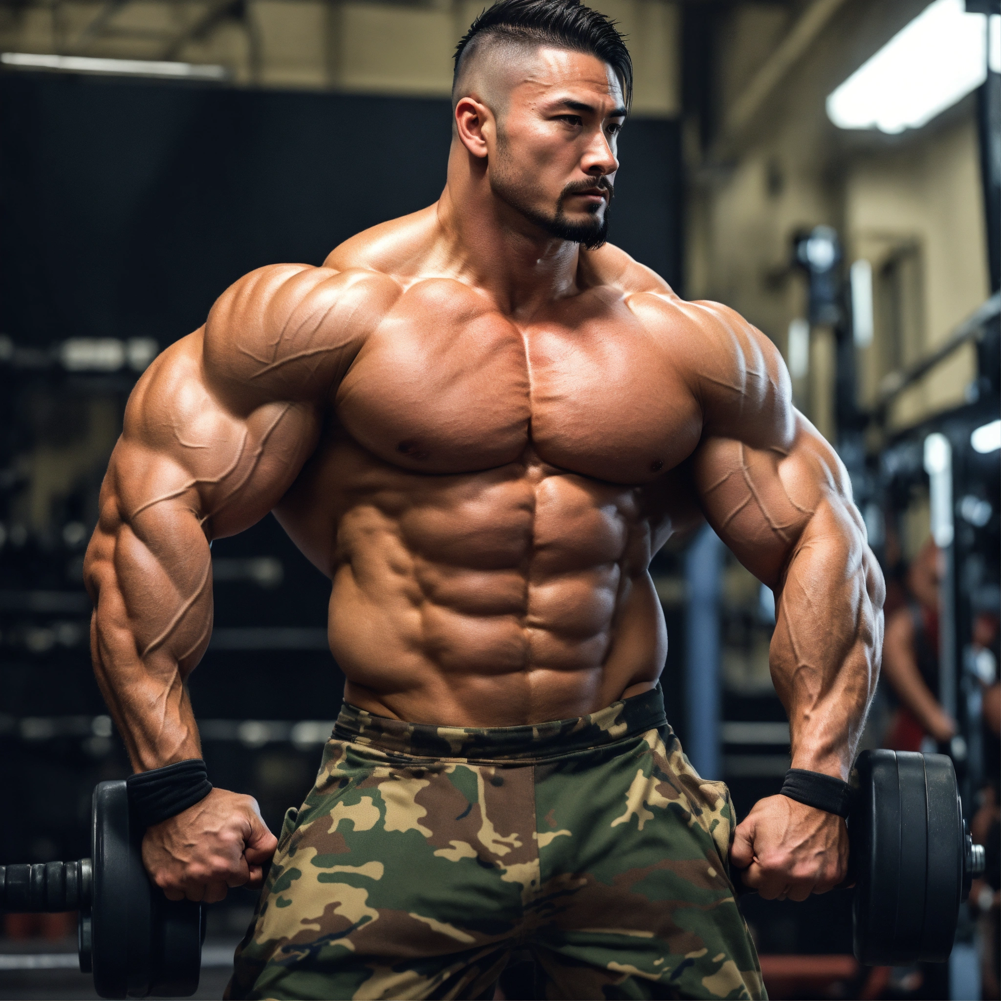 Lexica - 30-year-old man with big muscles, big bodybuilder, body like a ...