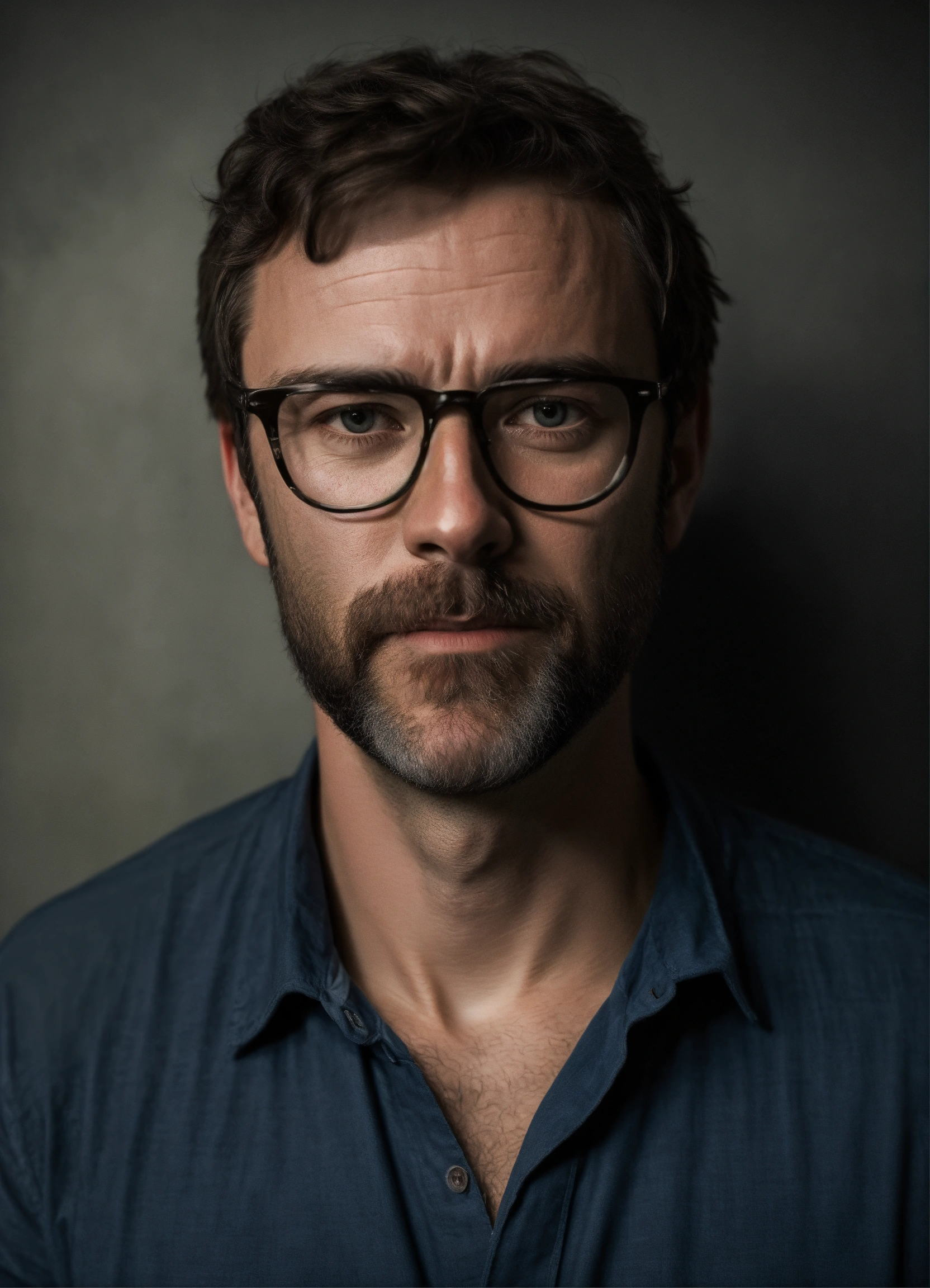 Lexica - A portrait of Christophe Rocancourt facing at camera, super ...