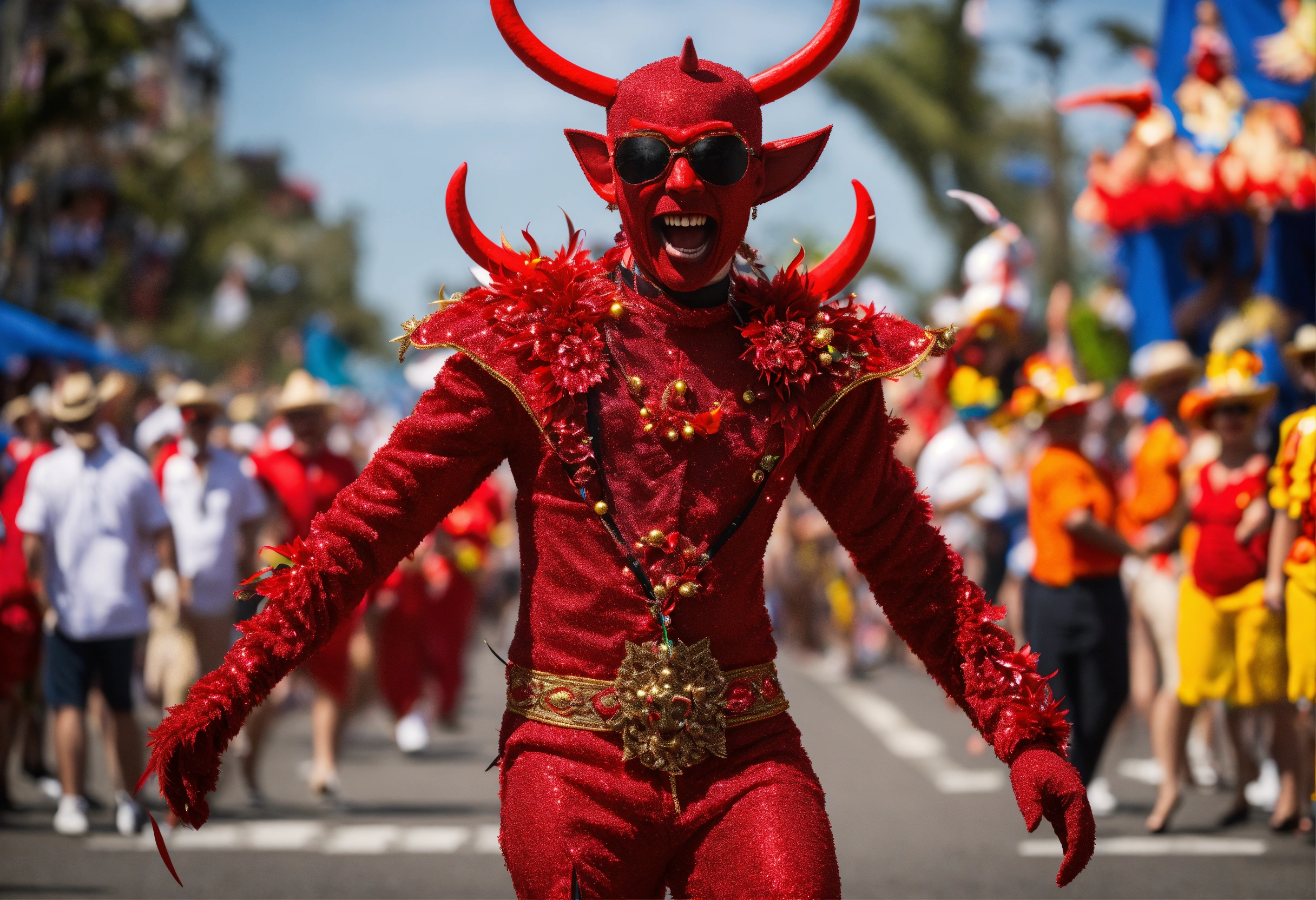Lexica - Beelzebub, the red devil of a man, carnival parade superstar ...