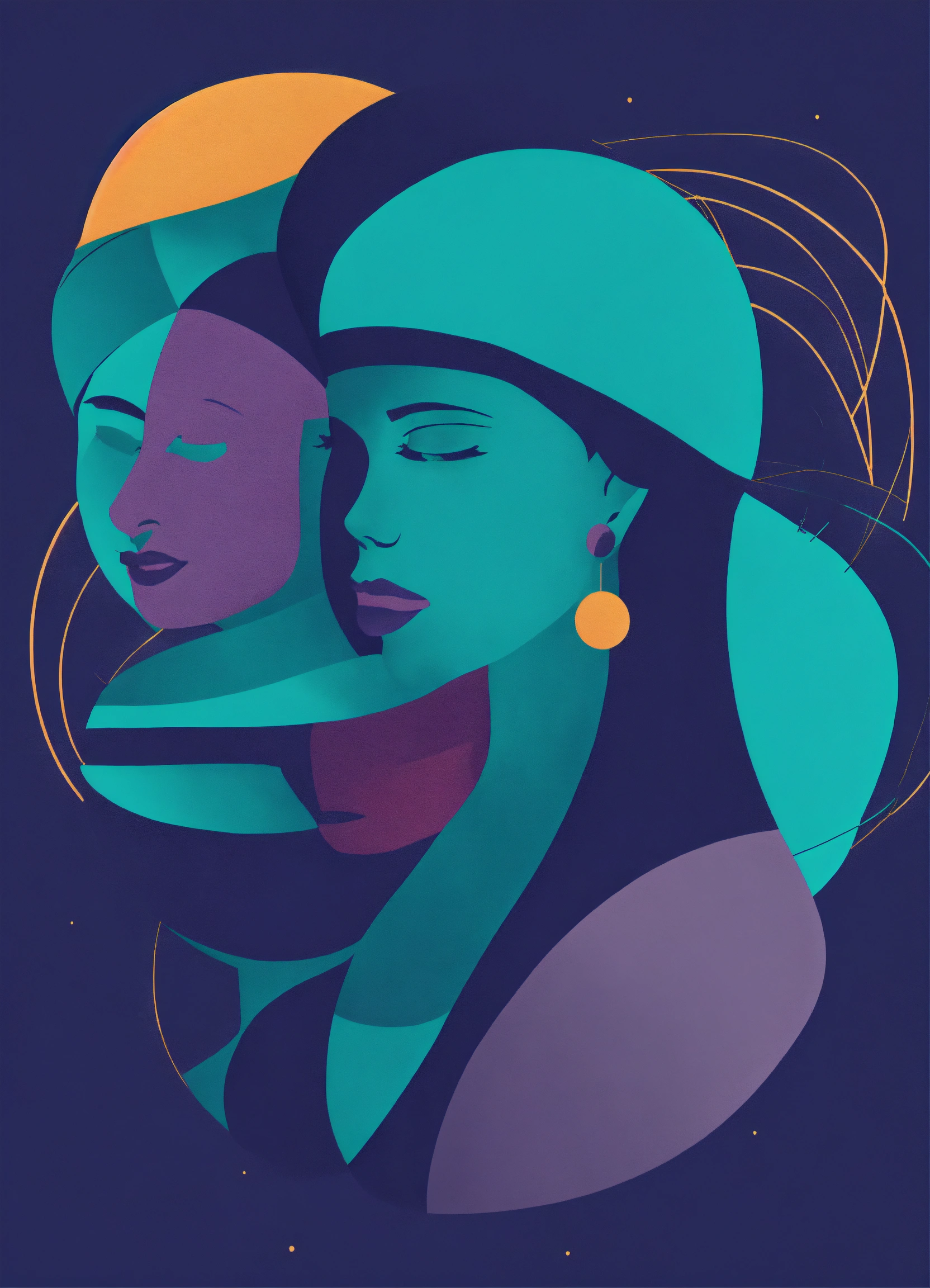 Lexica - Vector icon that represents a women of color supporting each ...