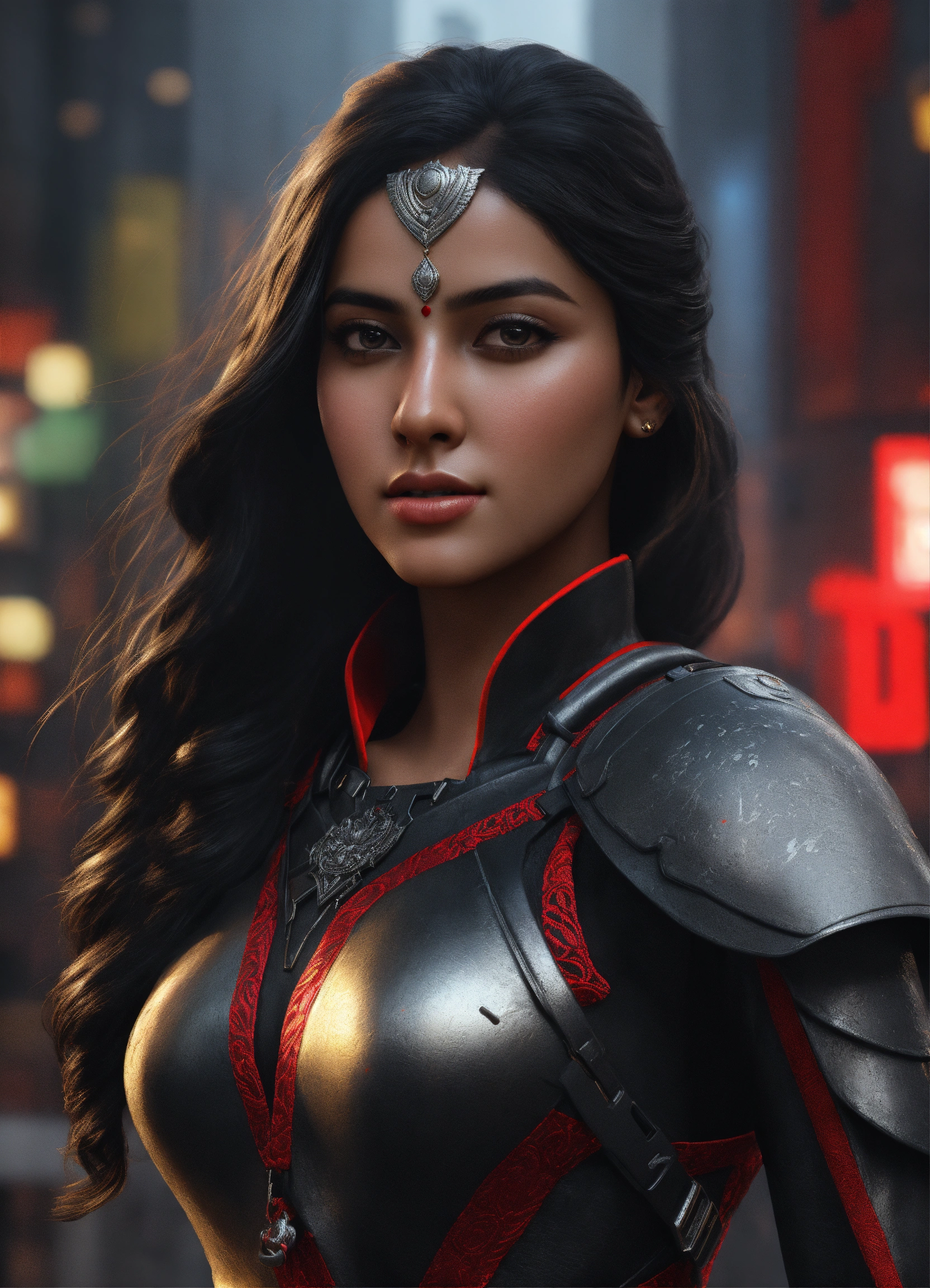 Lexica - A beautiful, shapely South Indian female goddess princess with ...