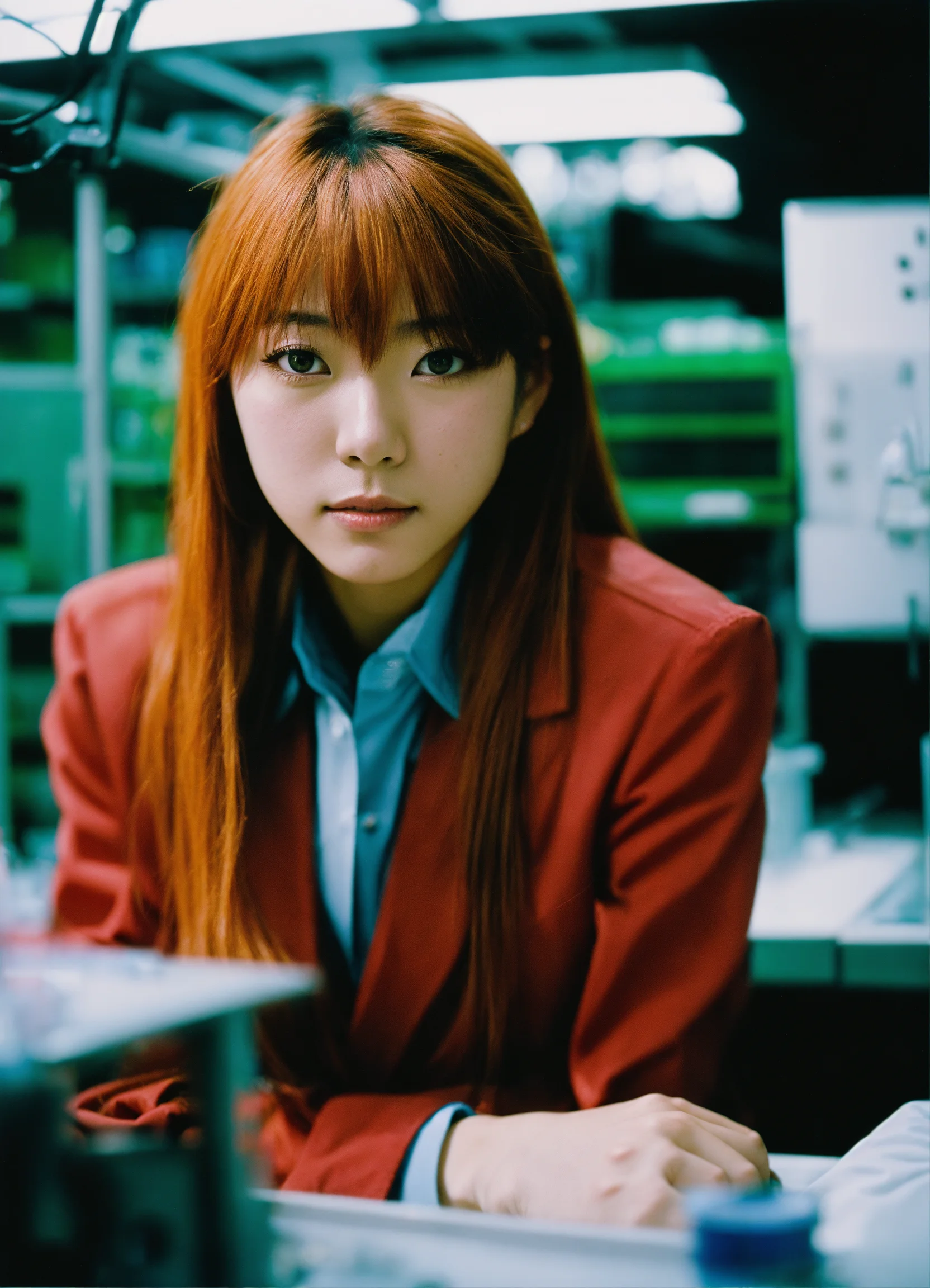 Lexica - Analog portrait photo of Asuka Langley Soryu, Portra 400 ...