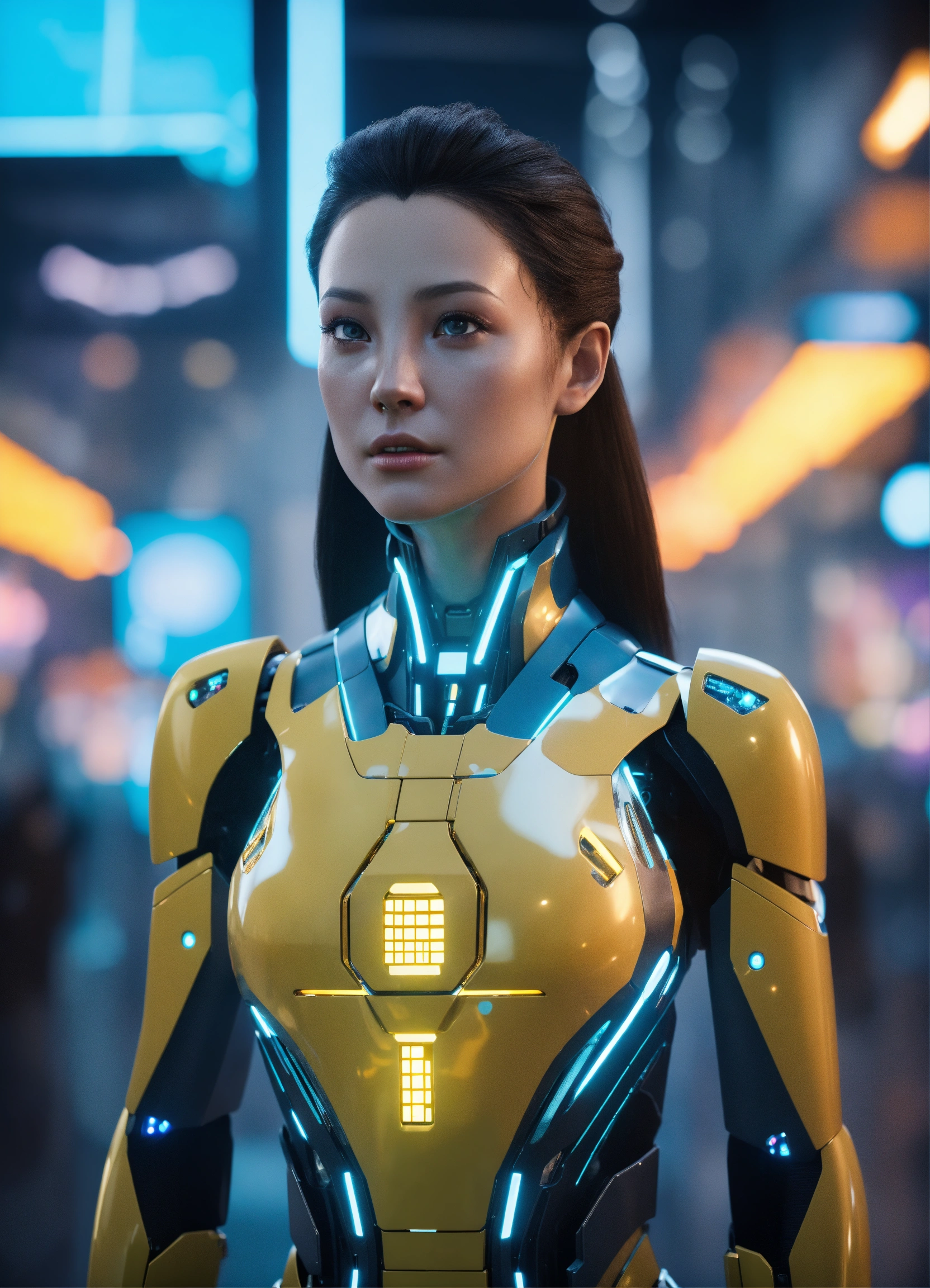 Lexica - Design a futuristic 4K avatar. Create a character that ...