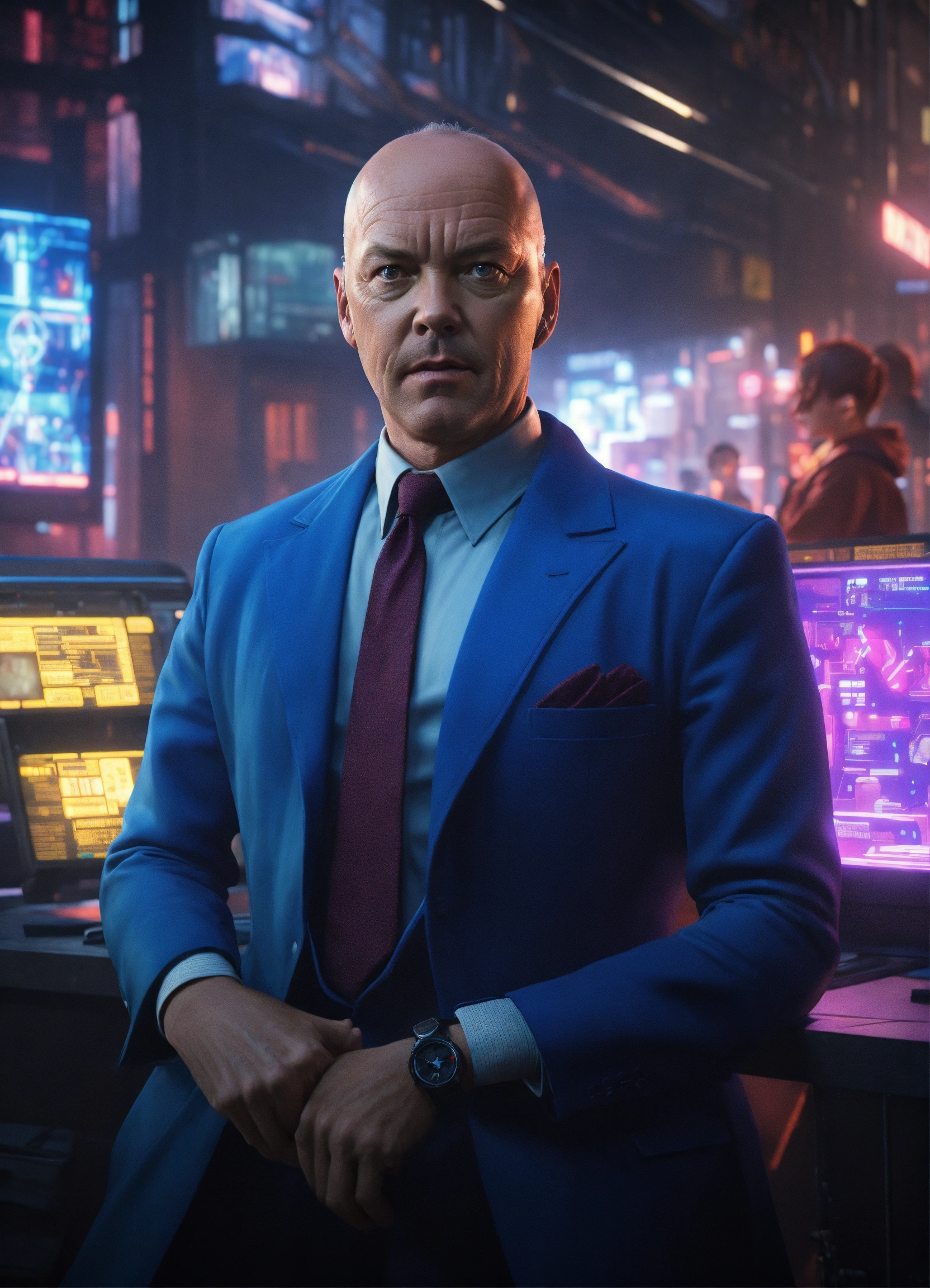 Lexica - Micheal Keaton as Professor Charles Xavier of X-Men in a ...