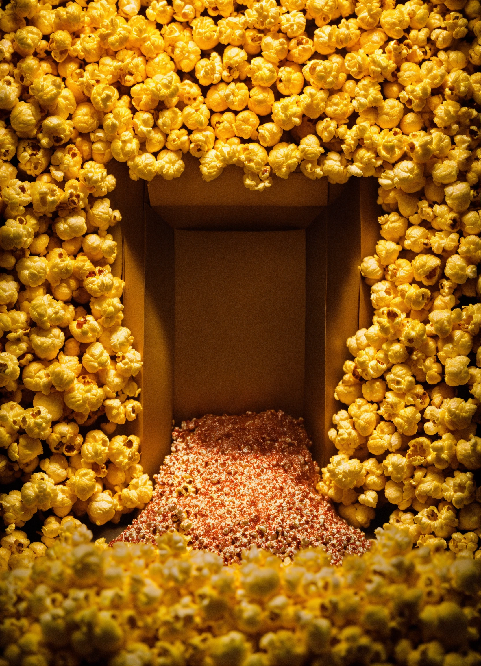 Lexica - Pentagon about to be crushed by giant popcorn